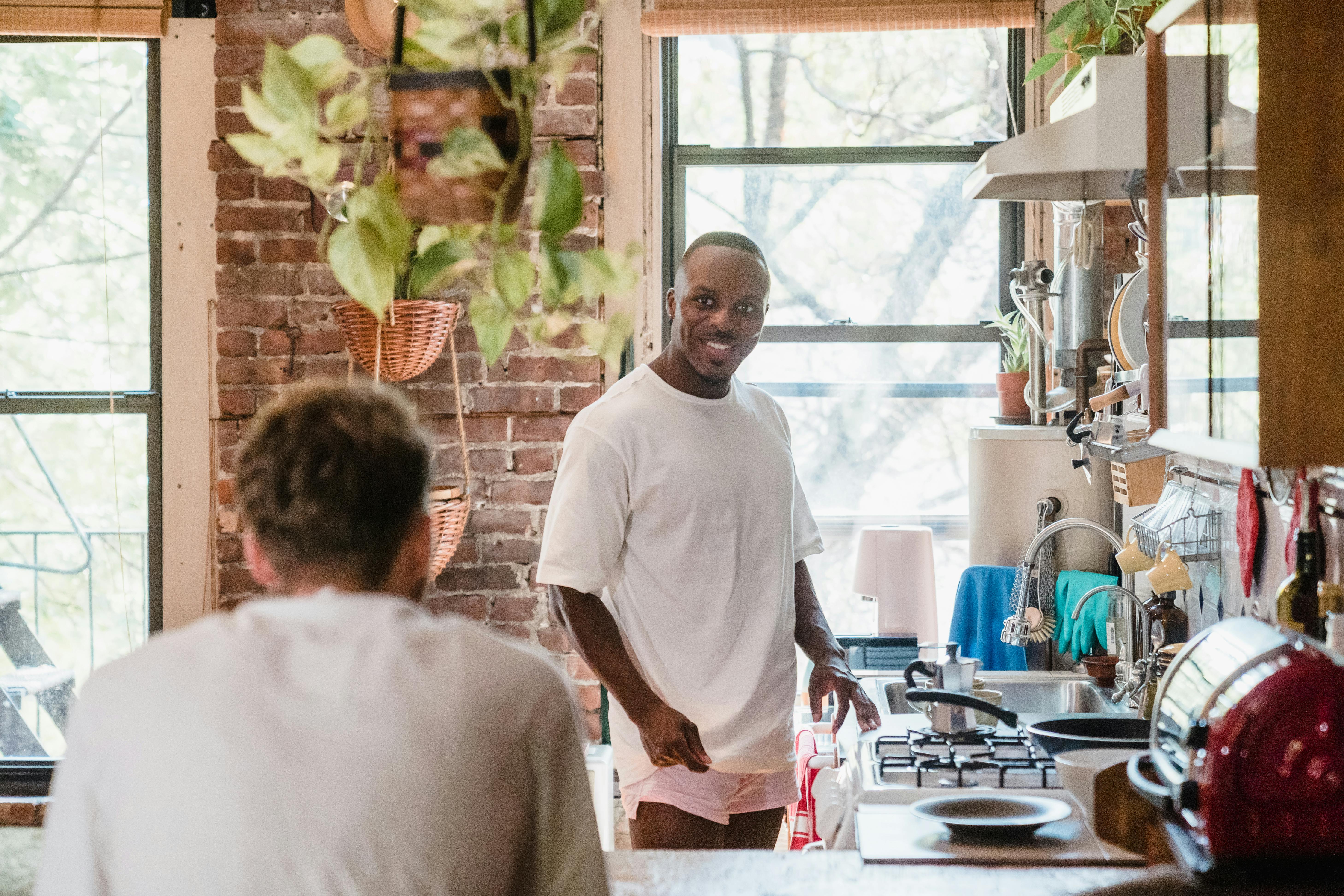 Men Cooking at Home · Free Stock Photo