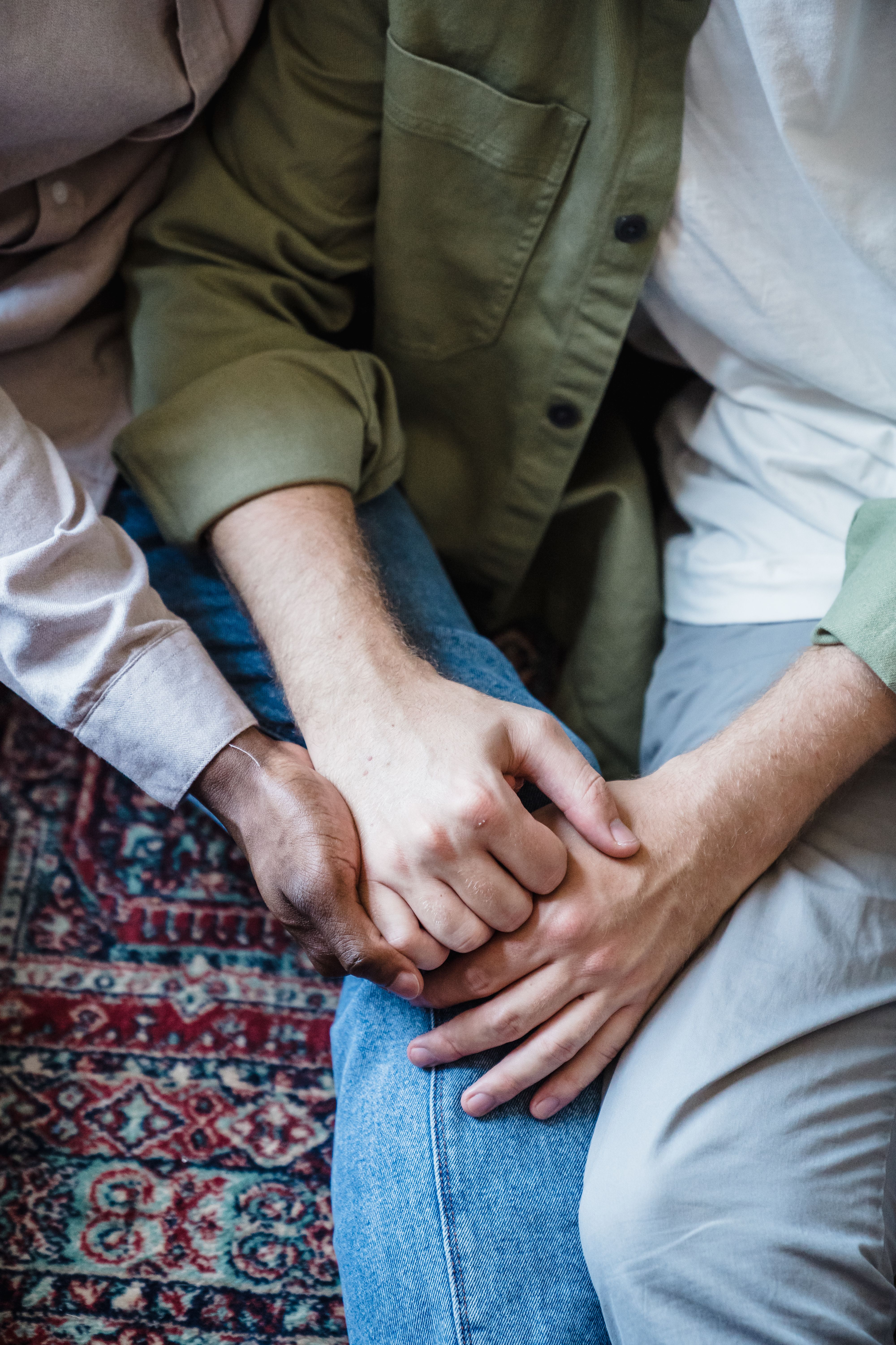 Two Men Holding Hands · Free Stock Photo