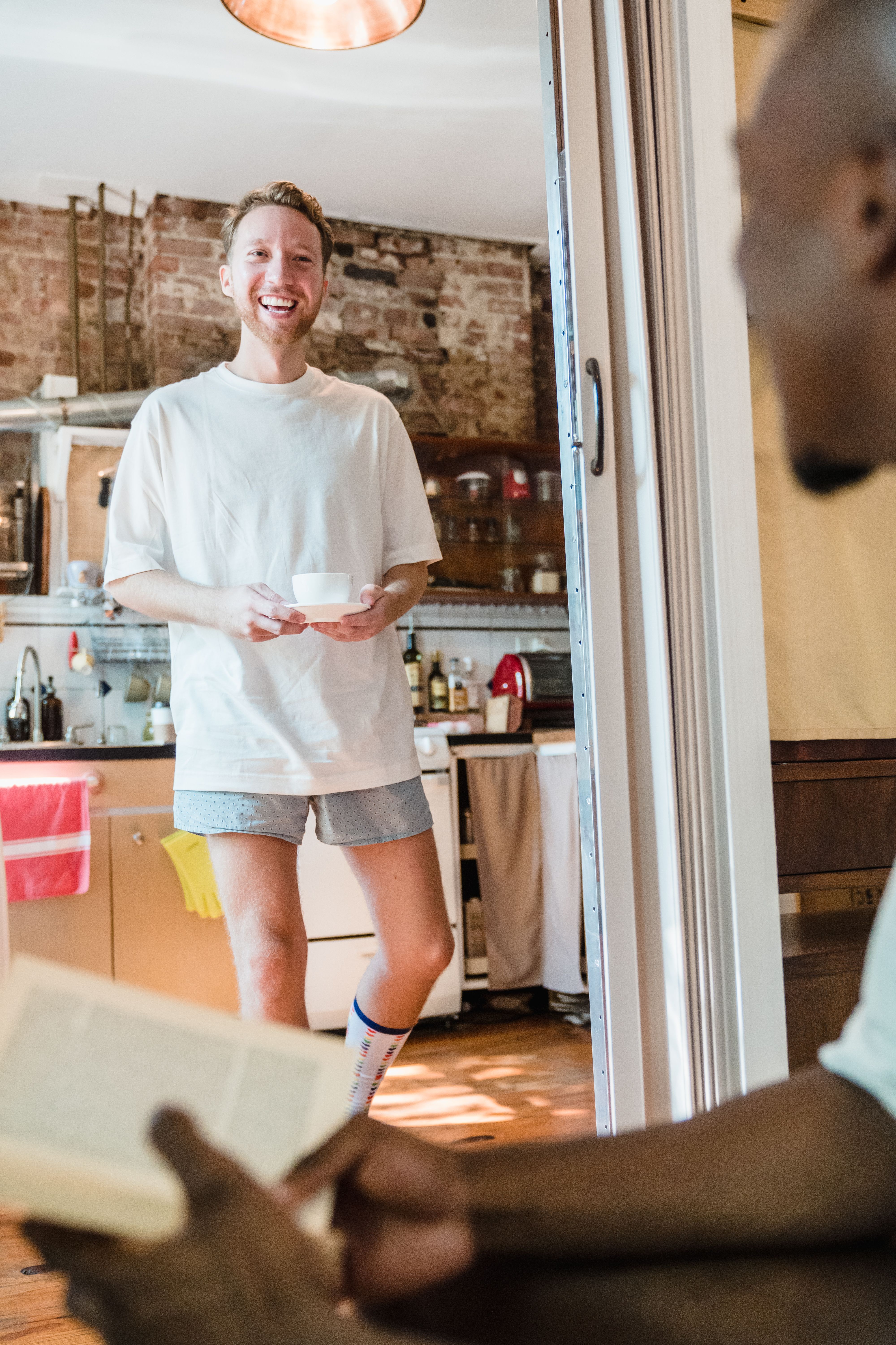 Smiling Men in Room · Free Stock Photo