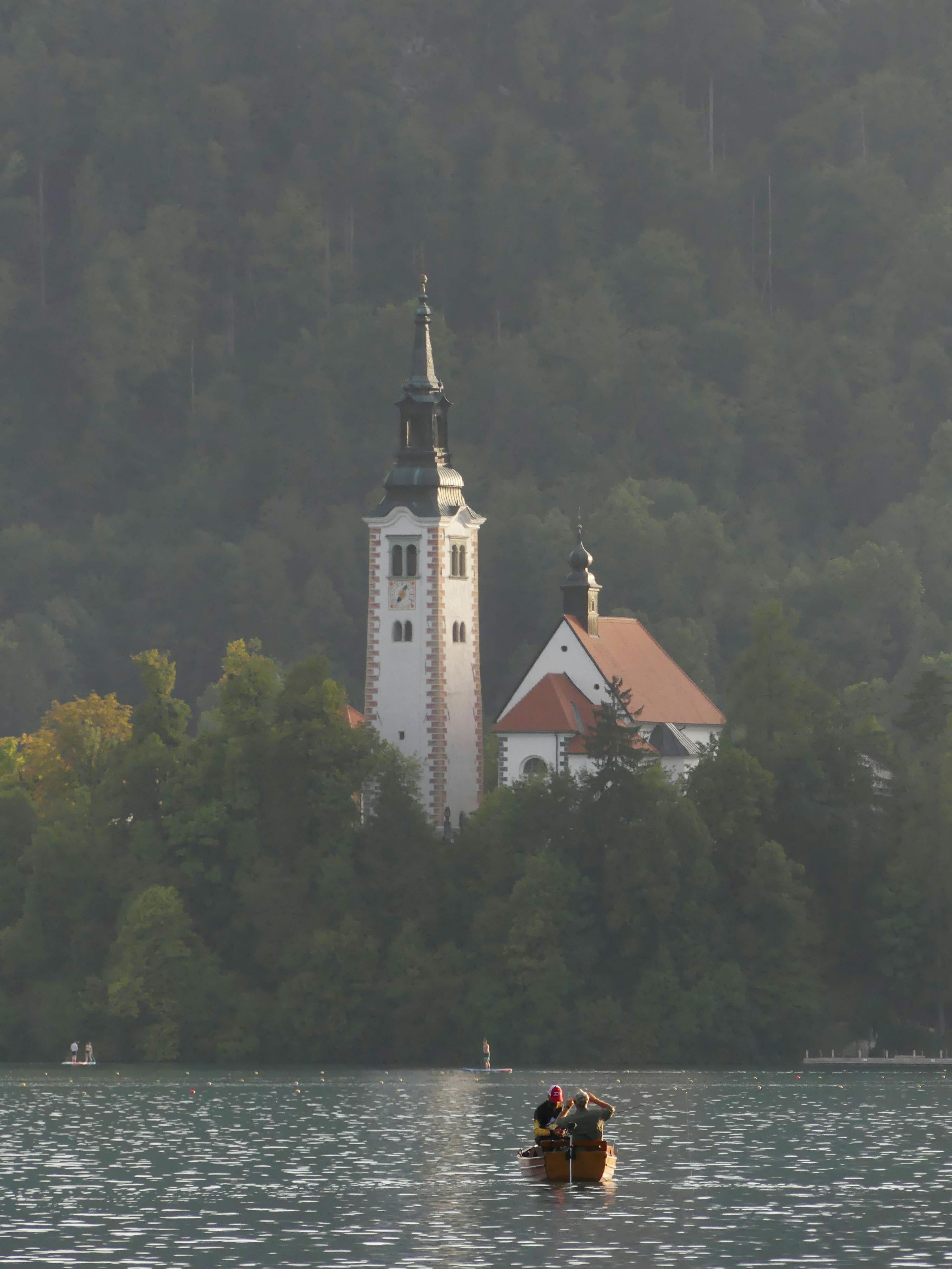 Church View from the Lake · Free Stock Photo