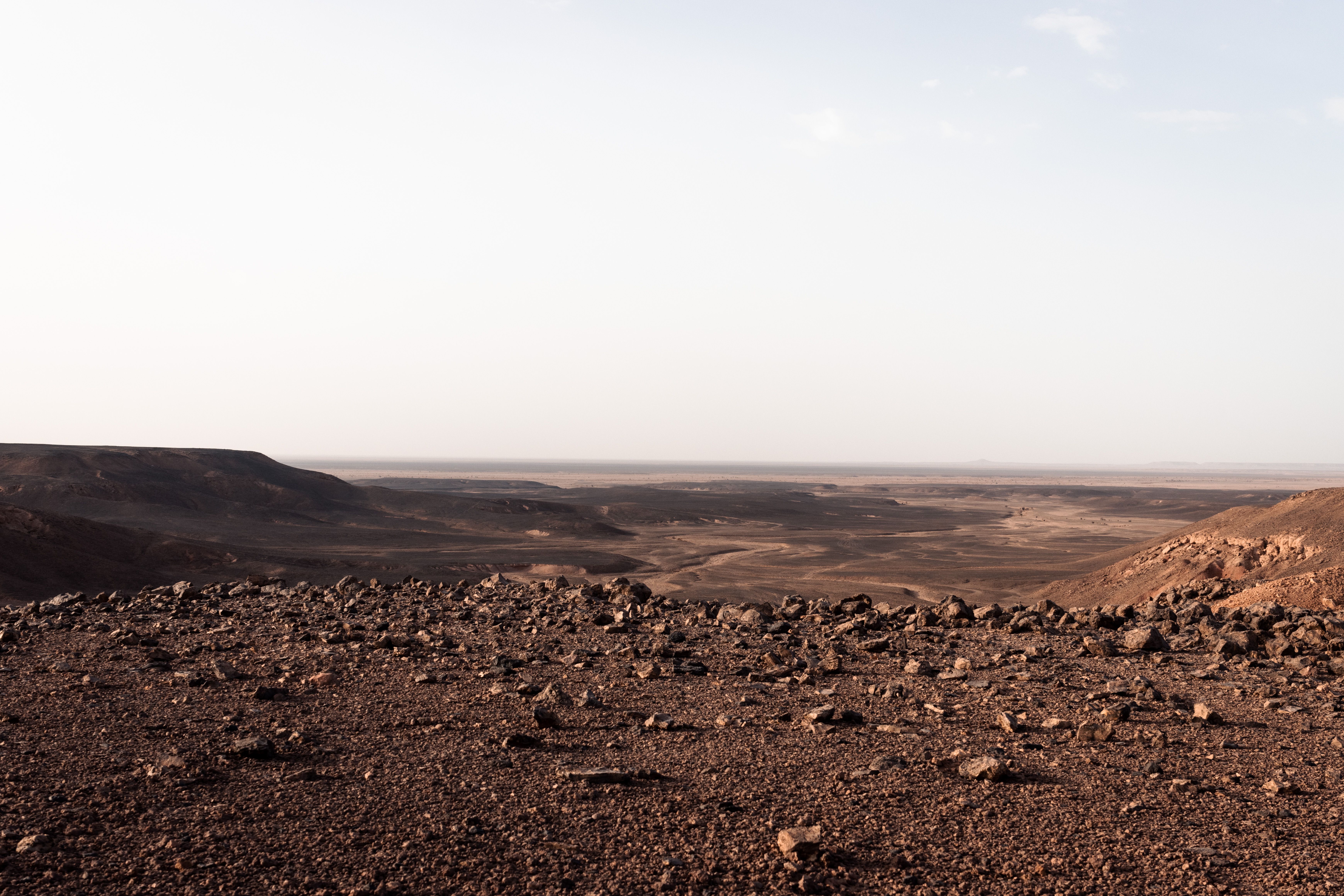 Rock and Sand of the Sahara Desert · Free Stock Photo
