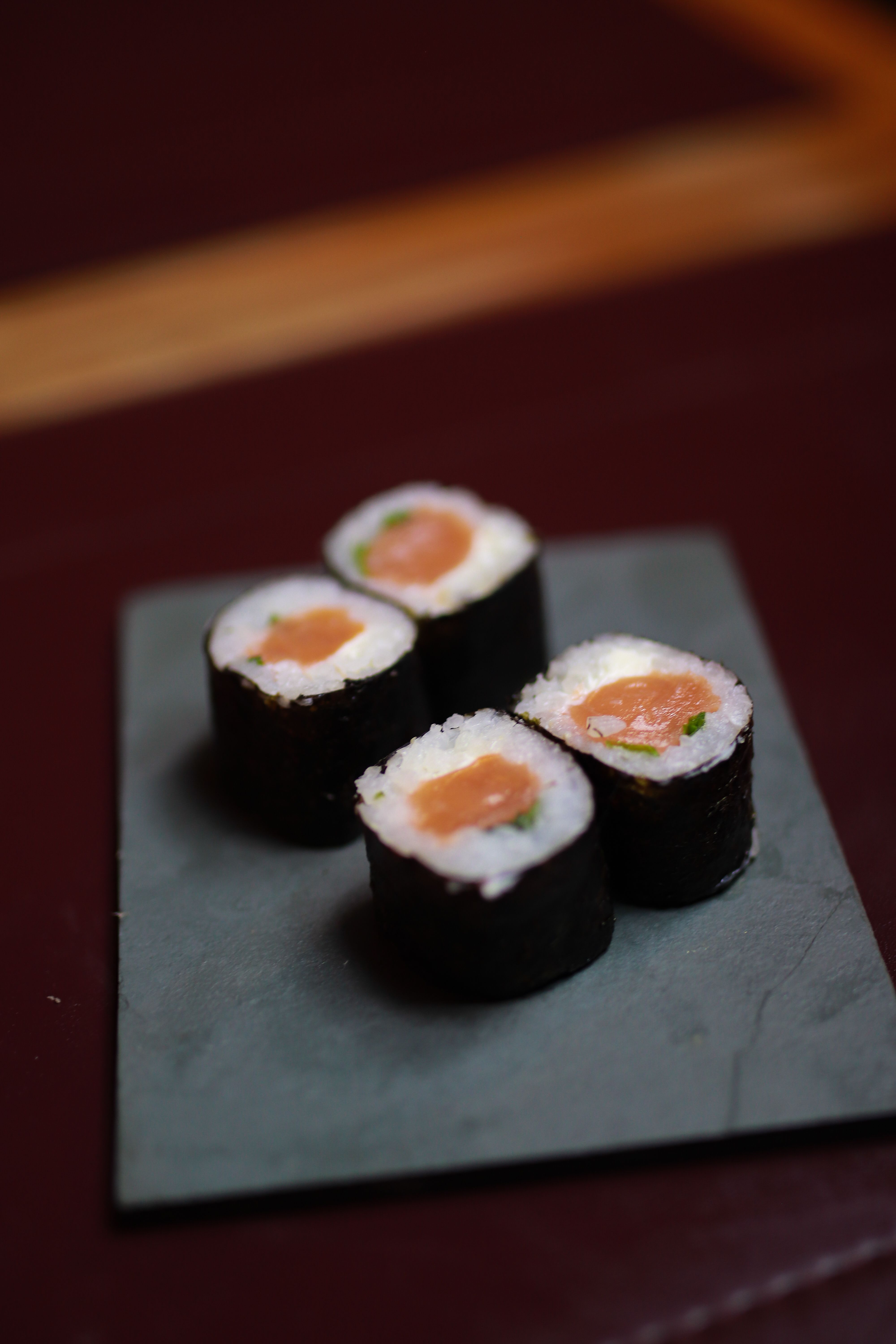 Close-Up Shot of Sushi Rolls · Free Stock Photo