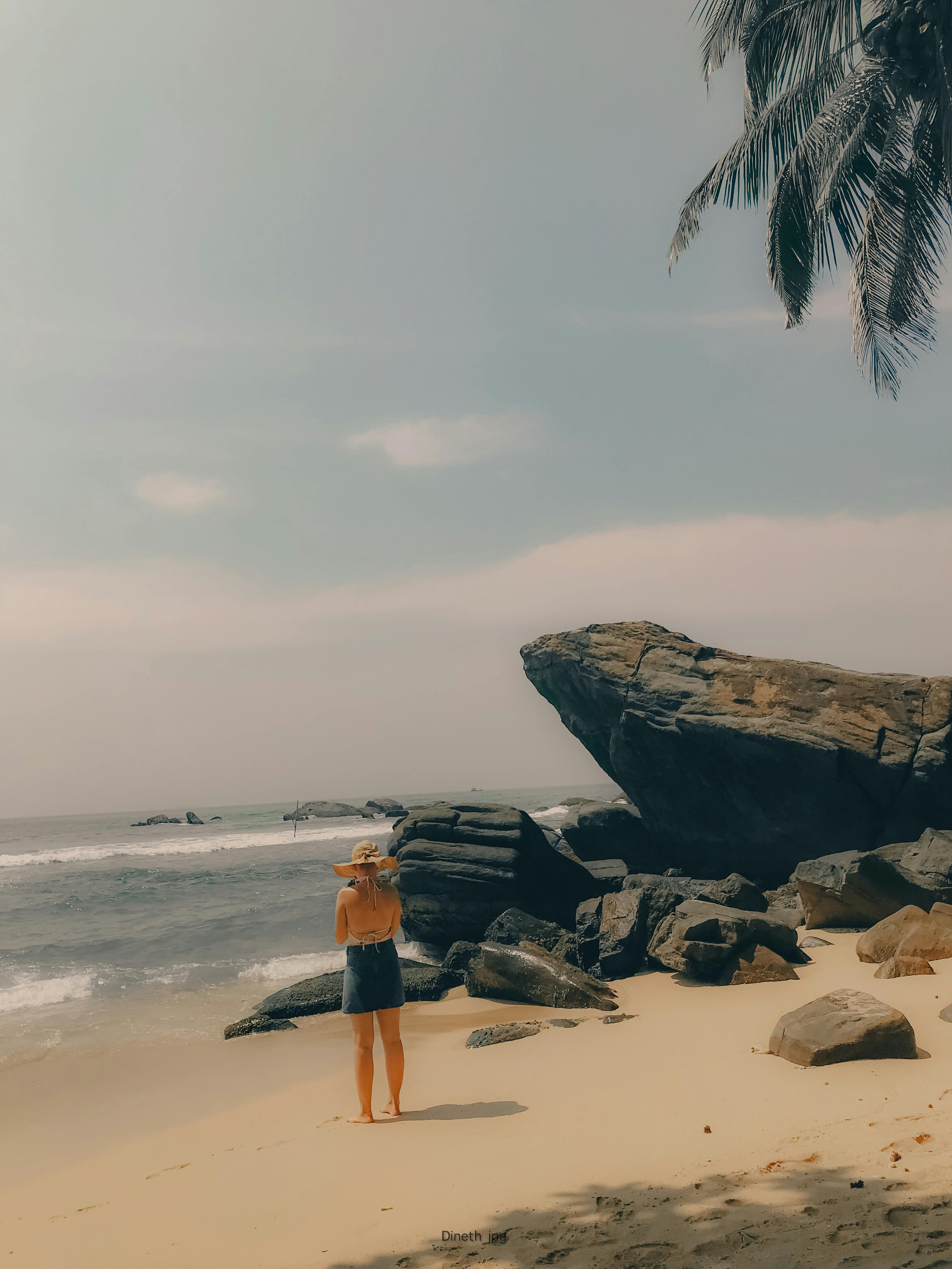 A Woman at the Beach · Free Stock Photo