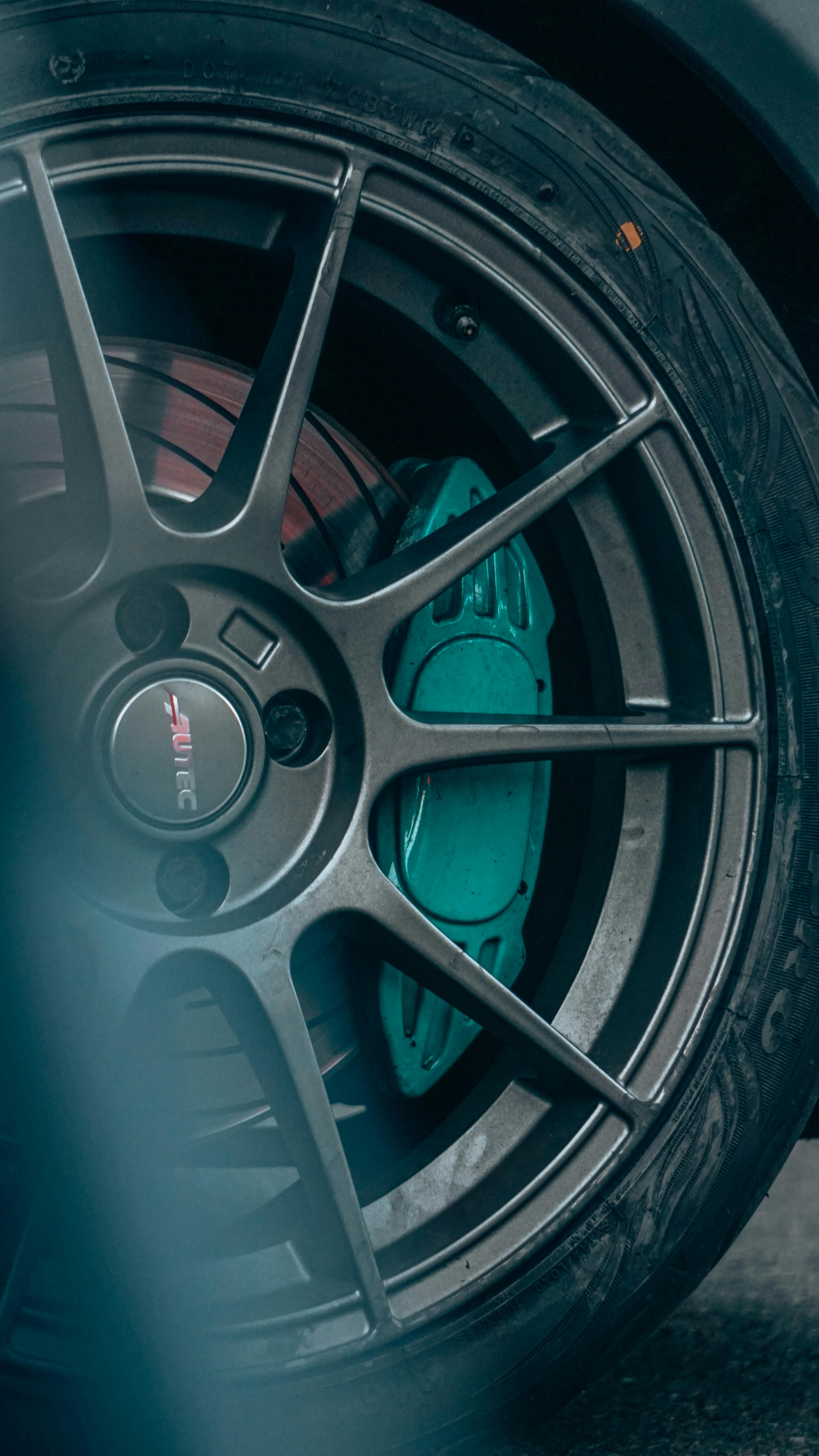 Close-up Photo of a Car Wheel · Free Stock Photo