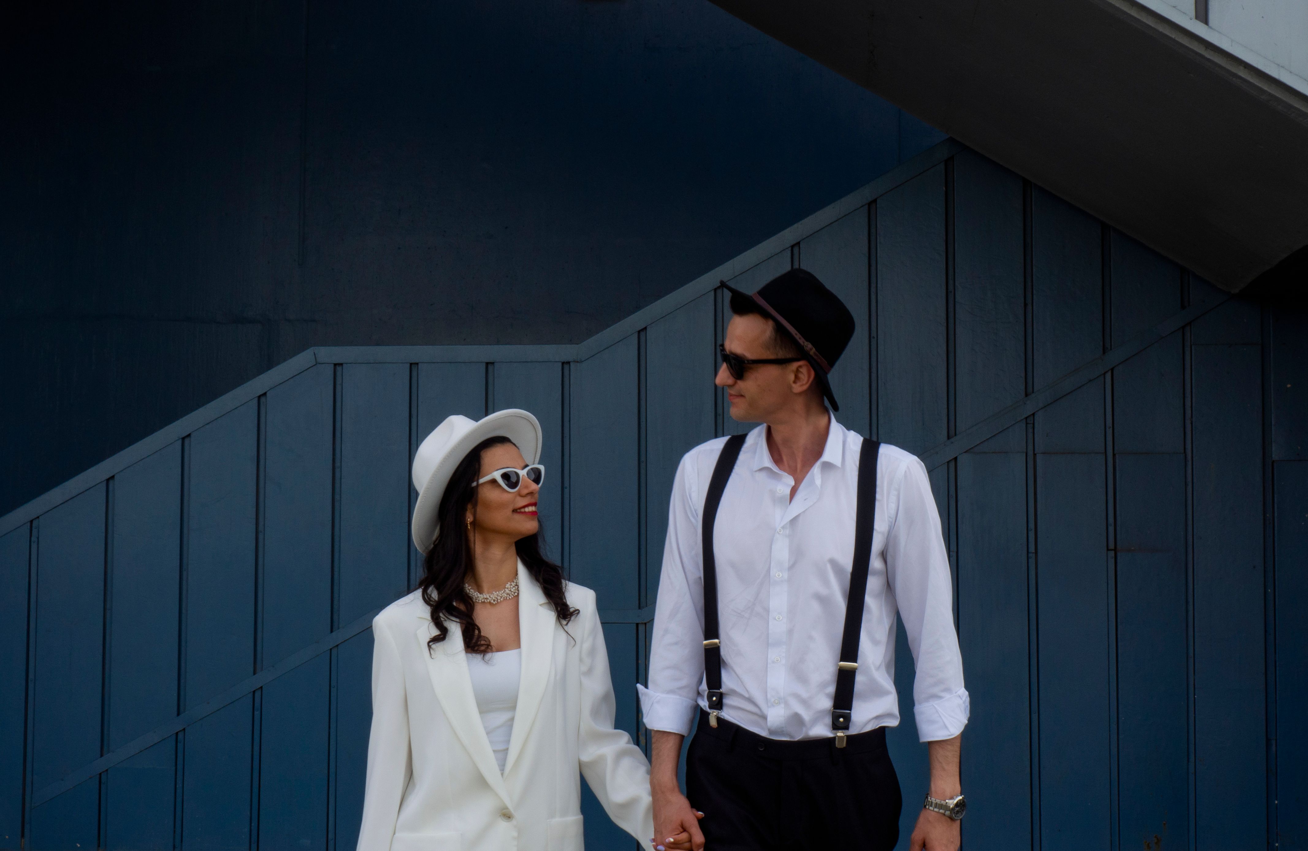 Man and Woman Looking at the Camera · Free Stock Photo