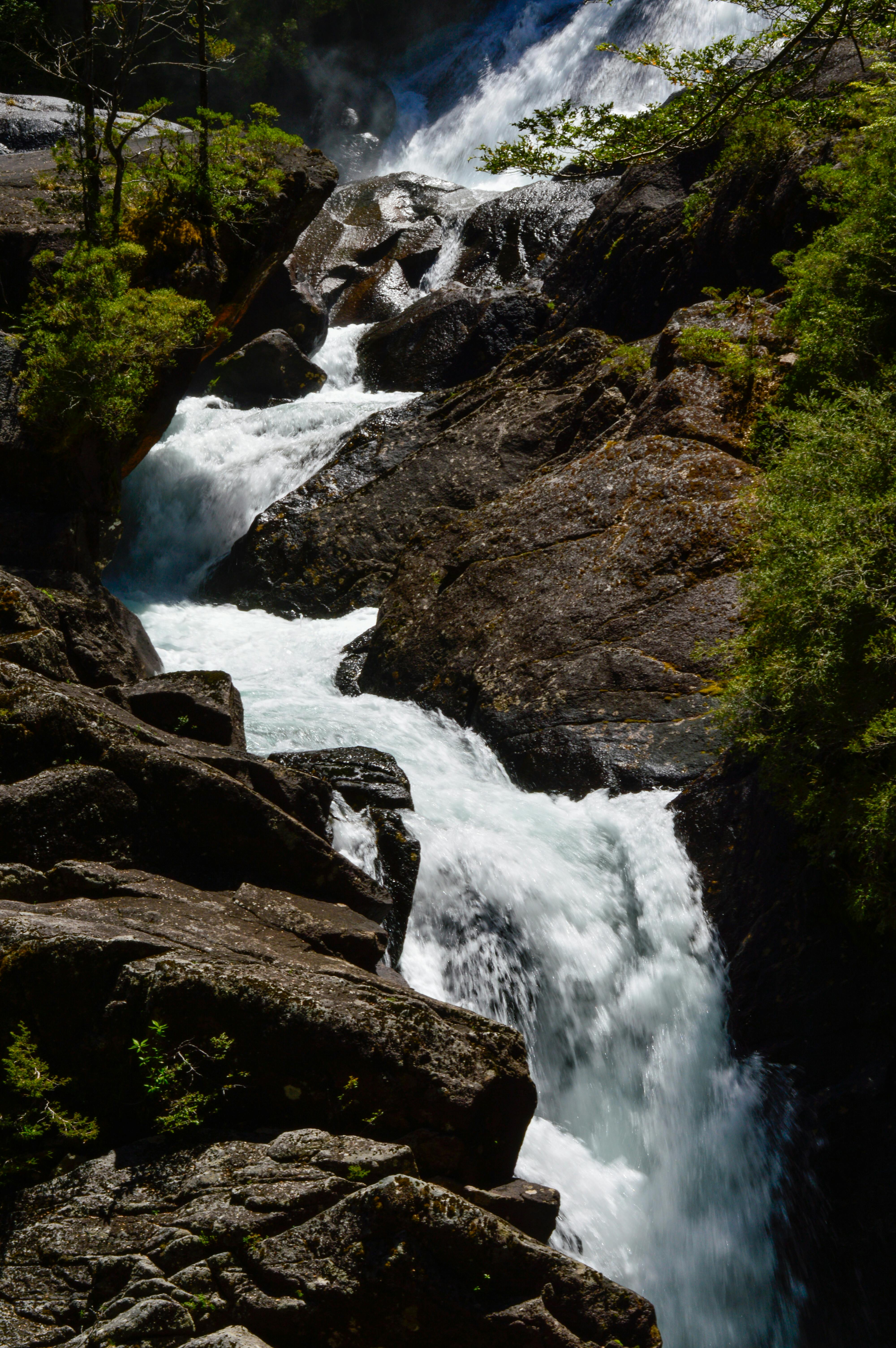 Close Up Shot of a Waterfall · Free Stock Photo