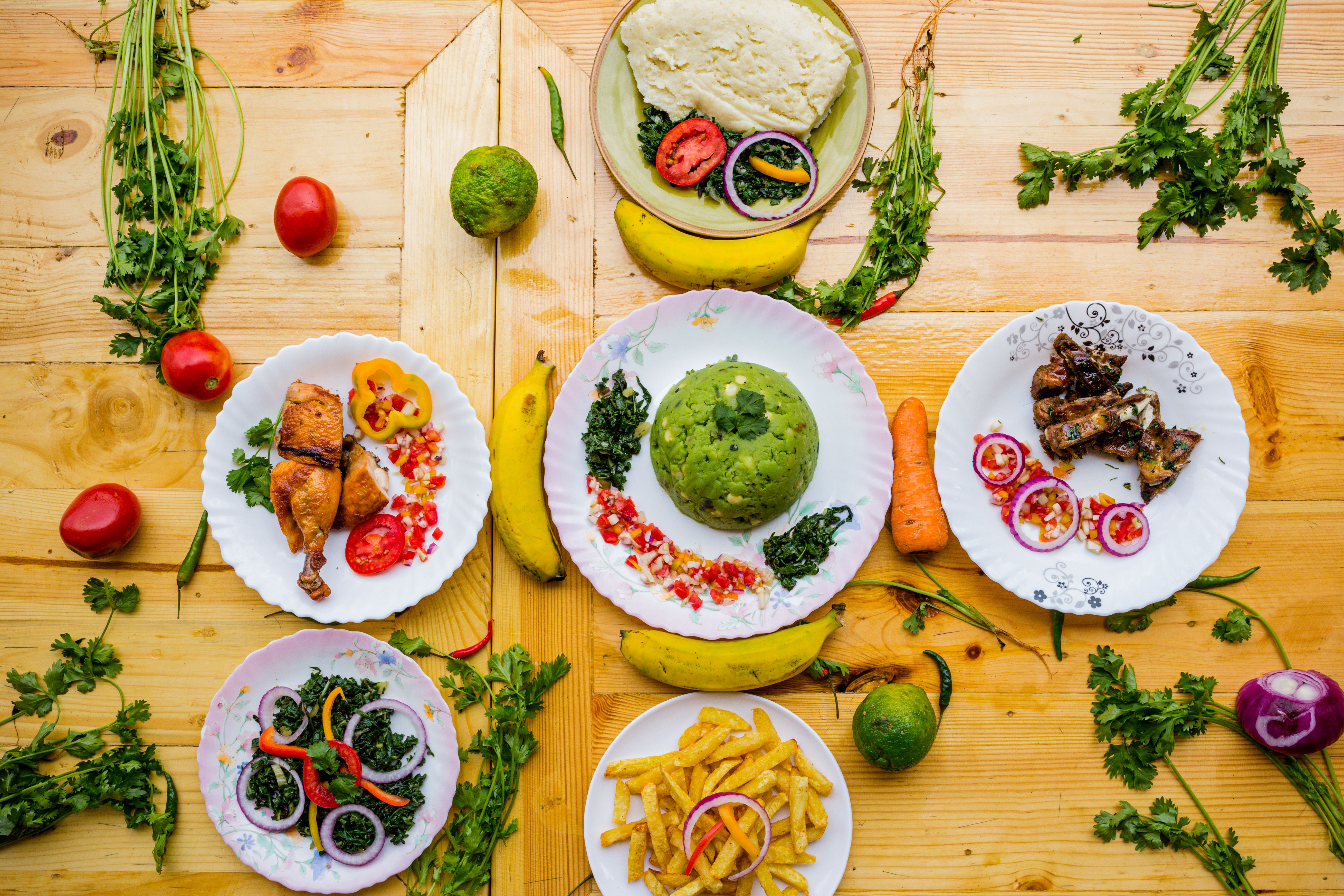 Flatlay of Indian Food · Free Stock Photo