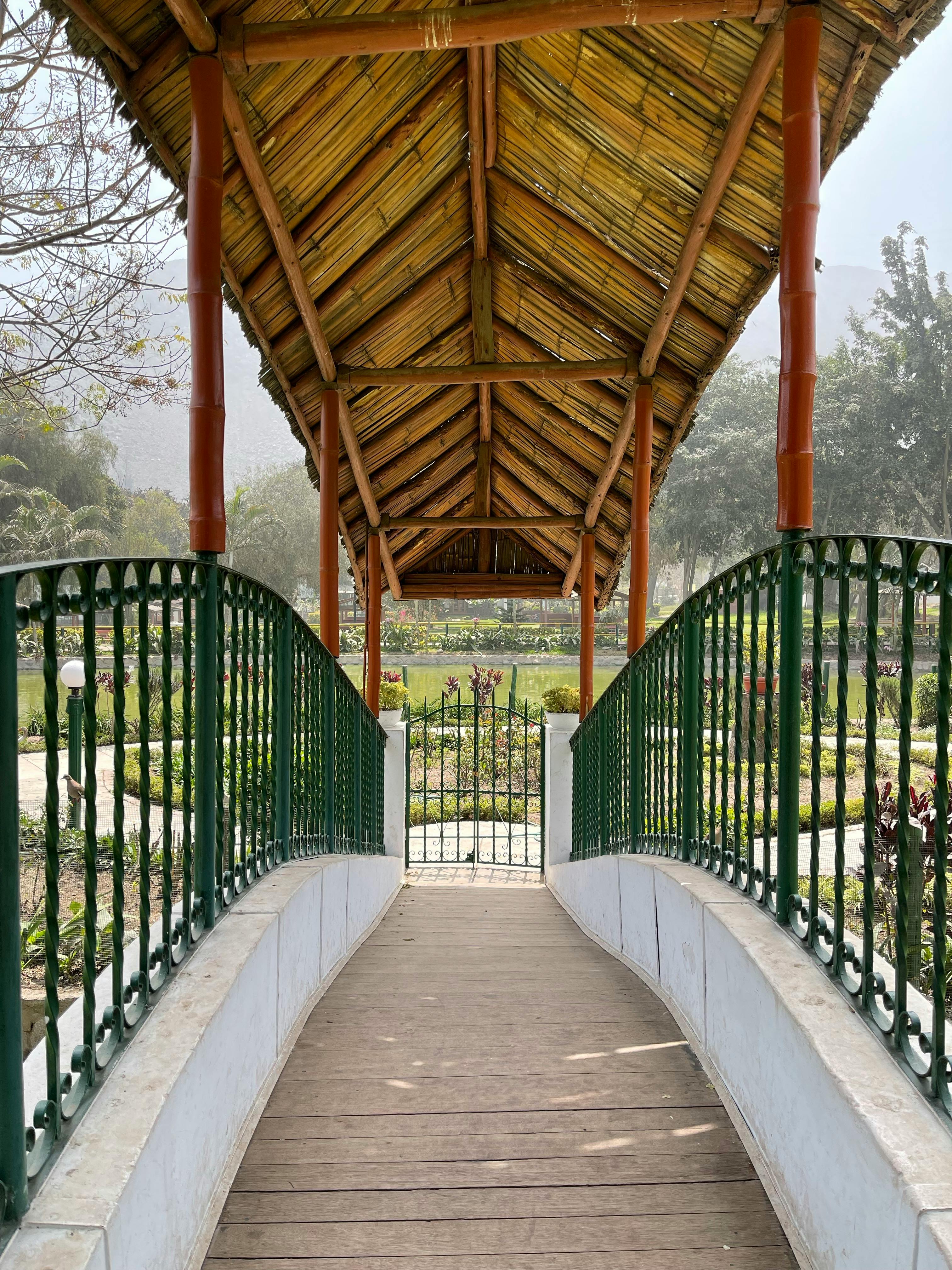 Roof Above a Bridge · Free Stock Photo