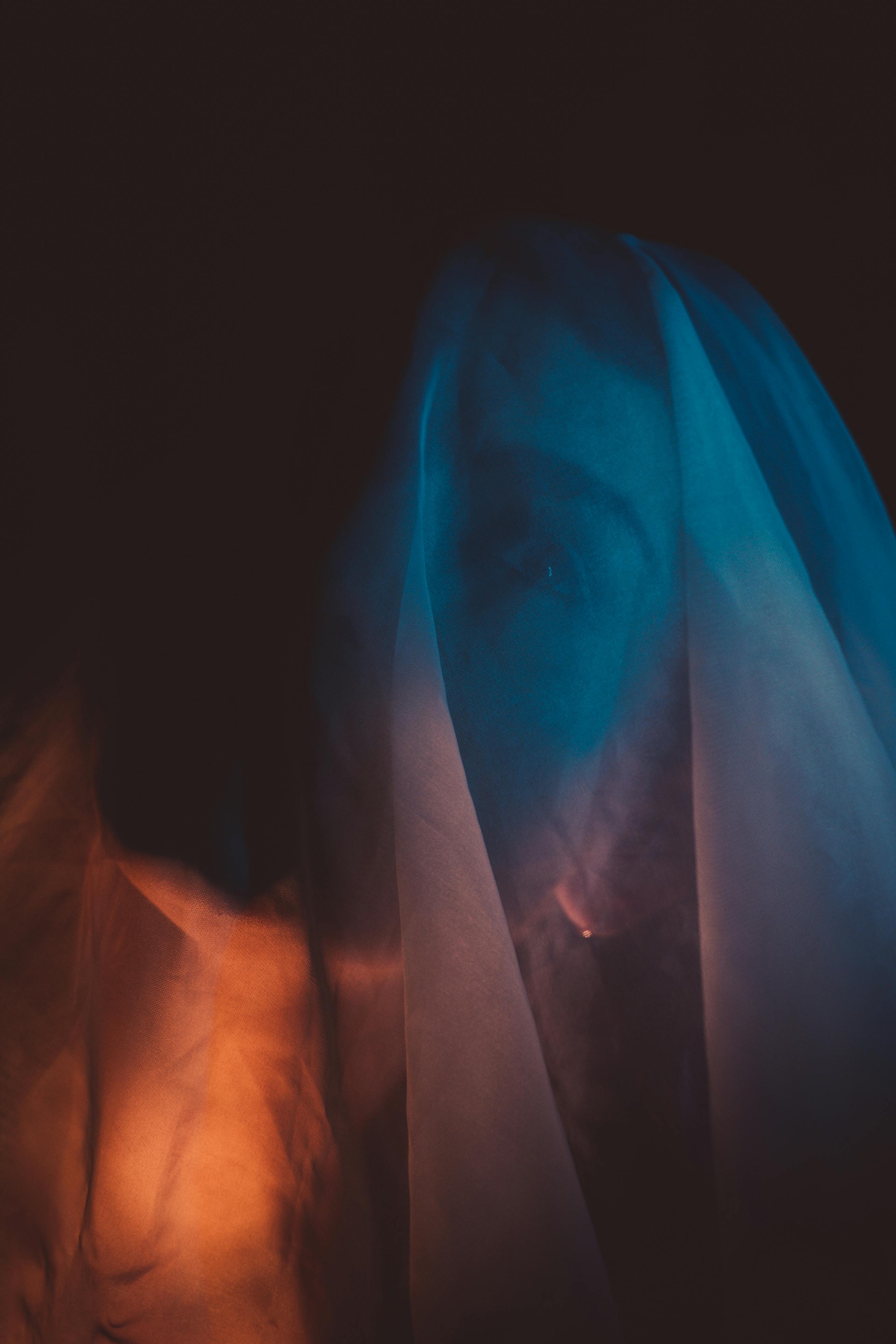 Person Under a Veil · Free Stock Photo