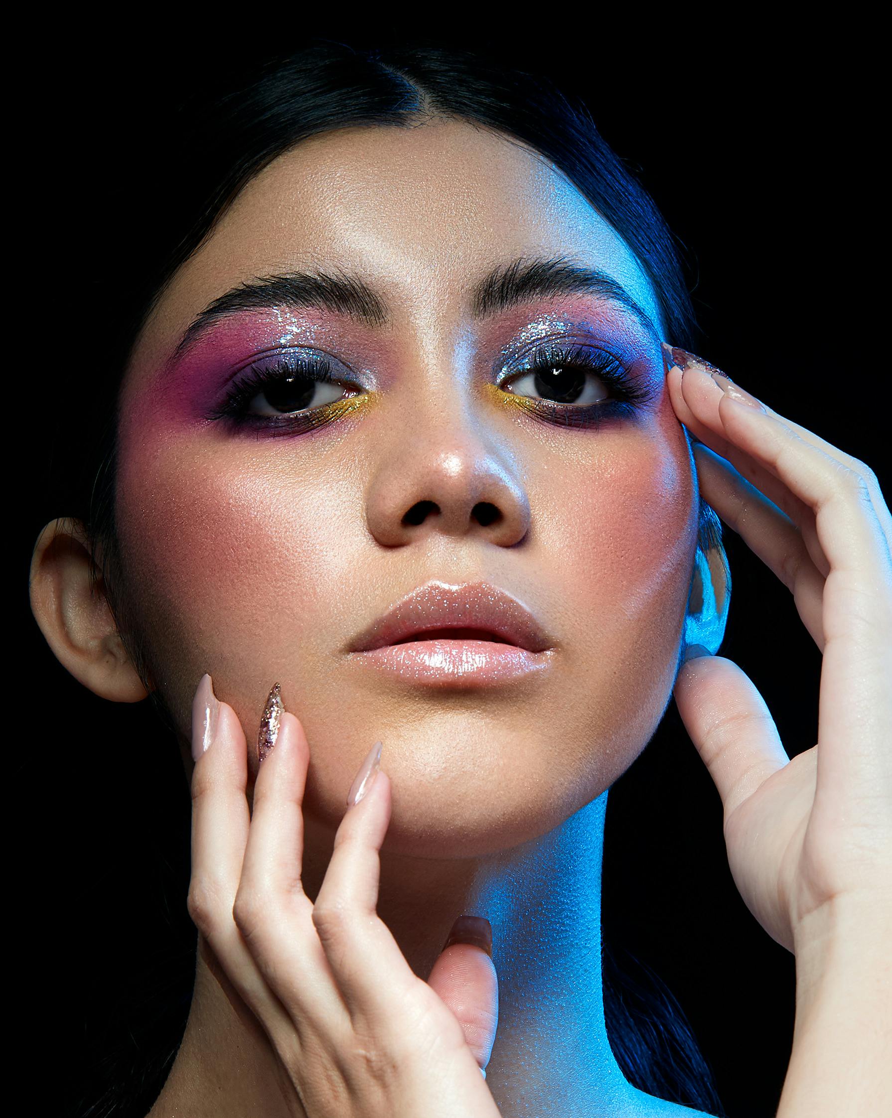 Close-Up Shot of a Woman's Face · Free Stock Photo