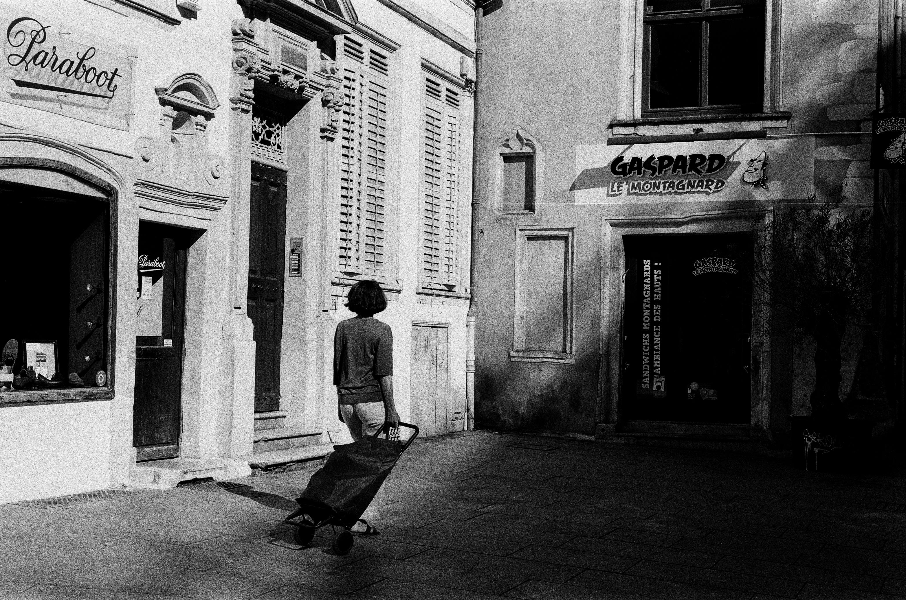 Man pulling a Trolley · Free Stock Photo