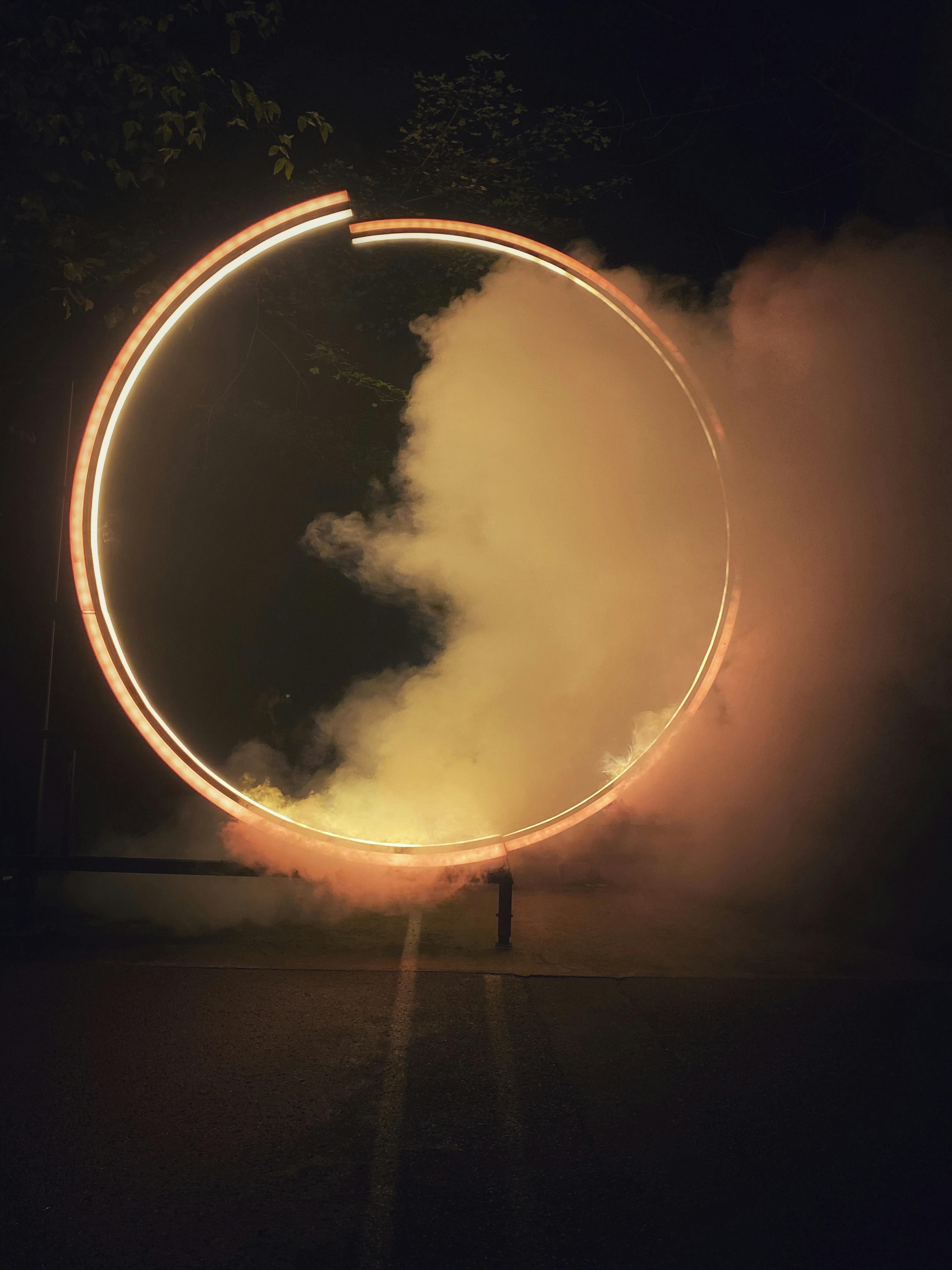 Light Painting in Smoke · Free Stock Photo