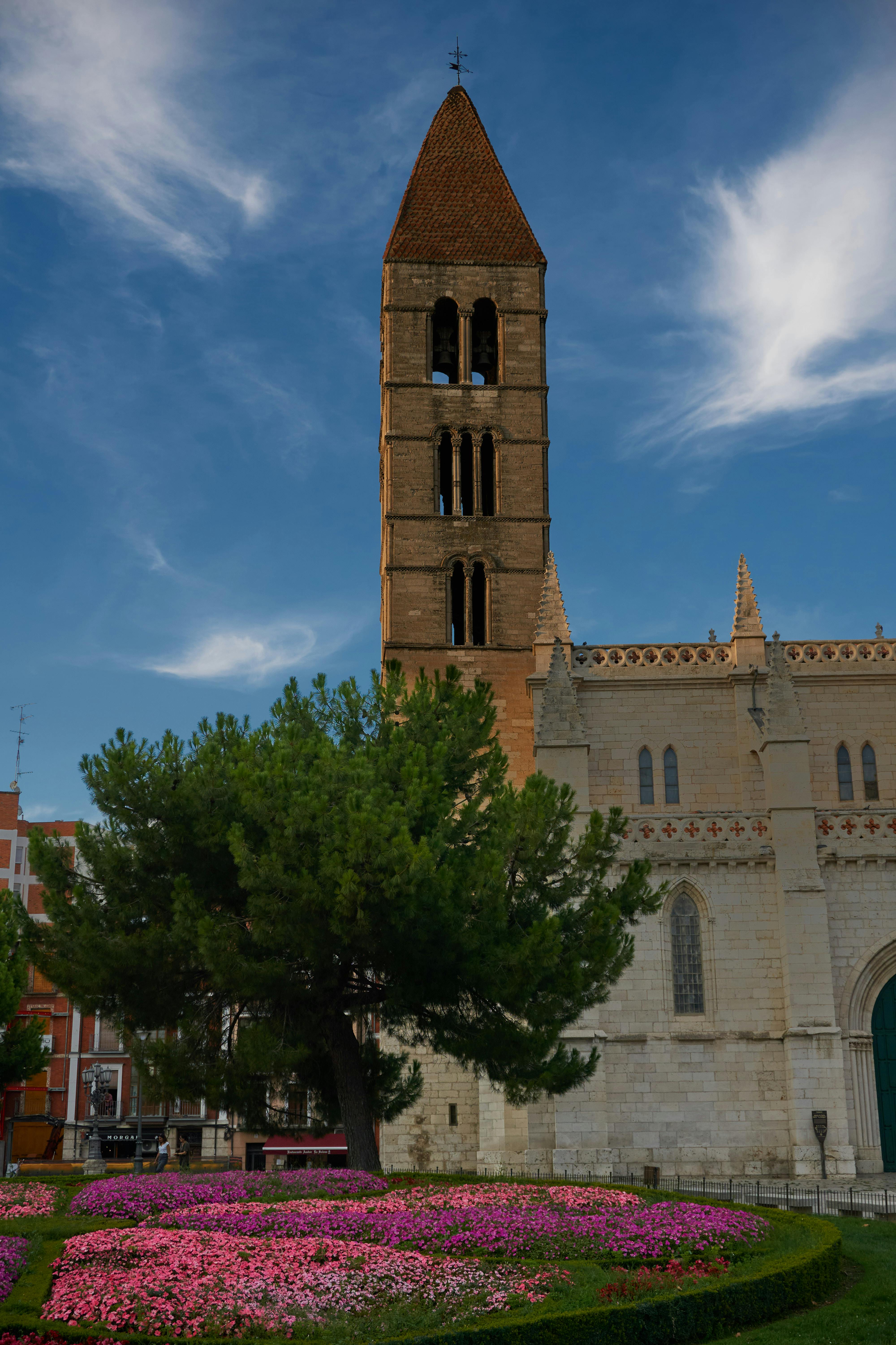Church Tower With Steps To The Doorway · Free Stock Photo