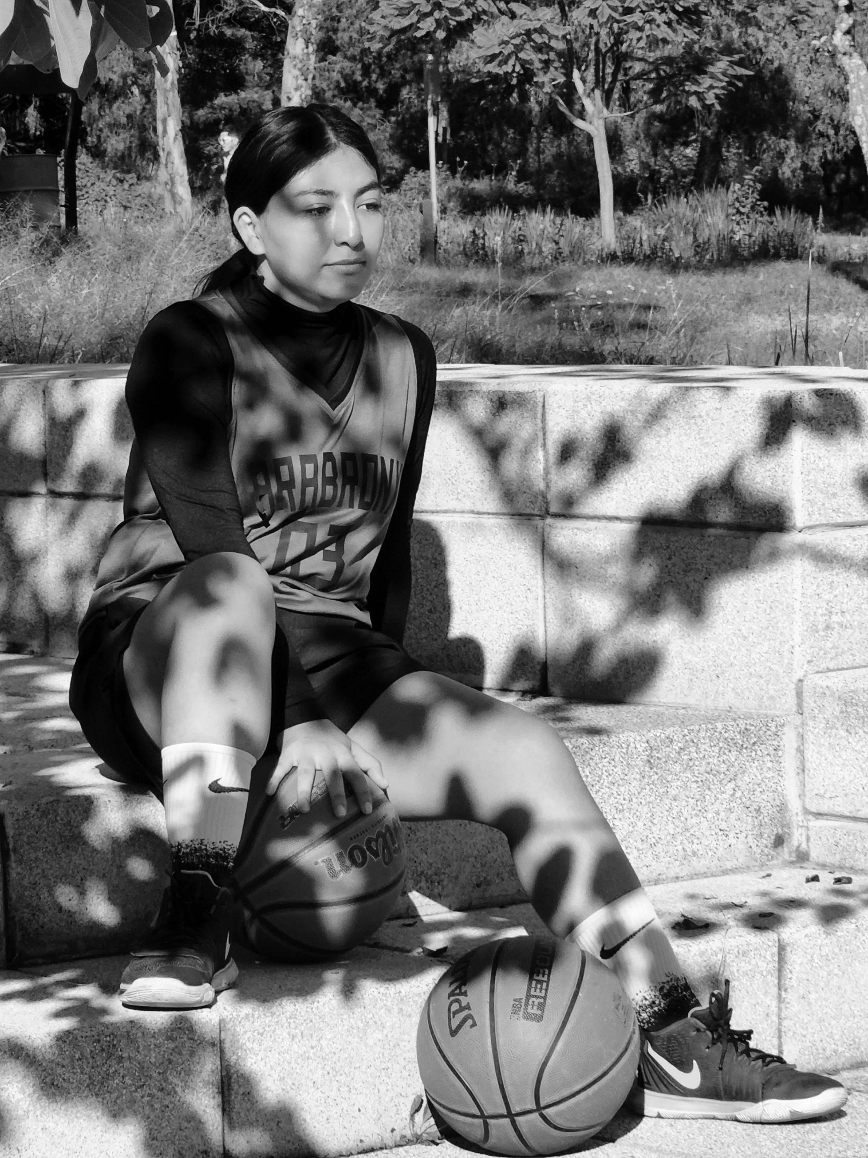 A Person Sitting on a Ball · Free Stock Photo
