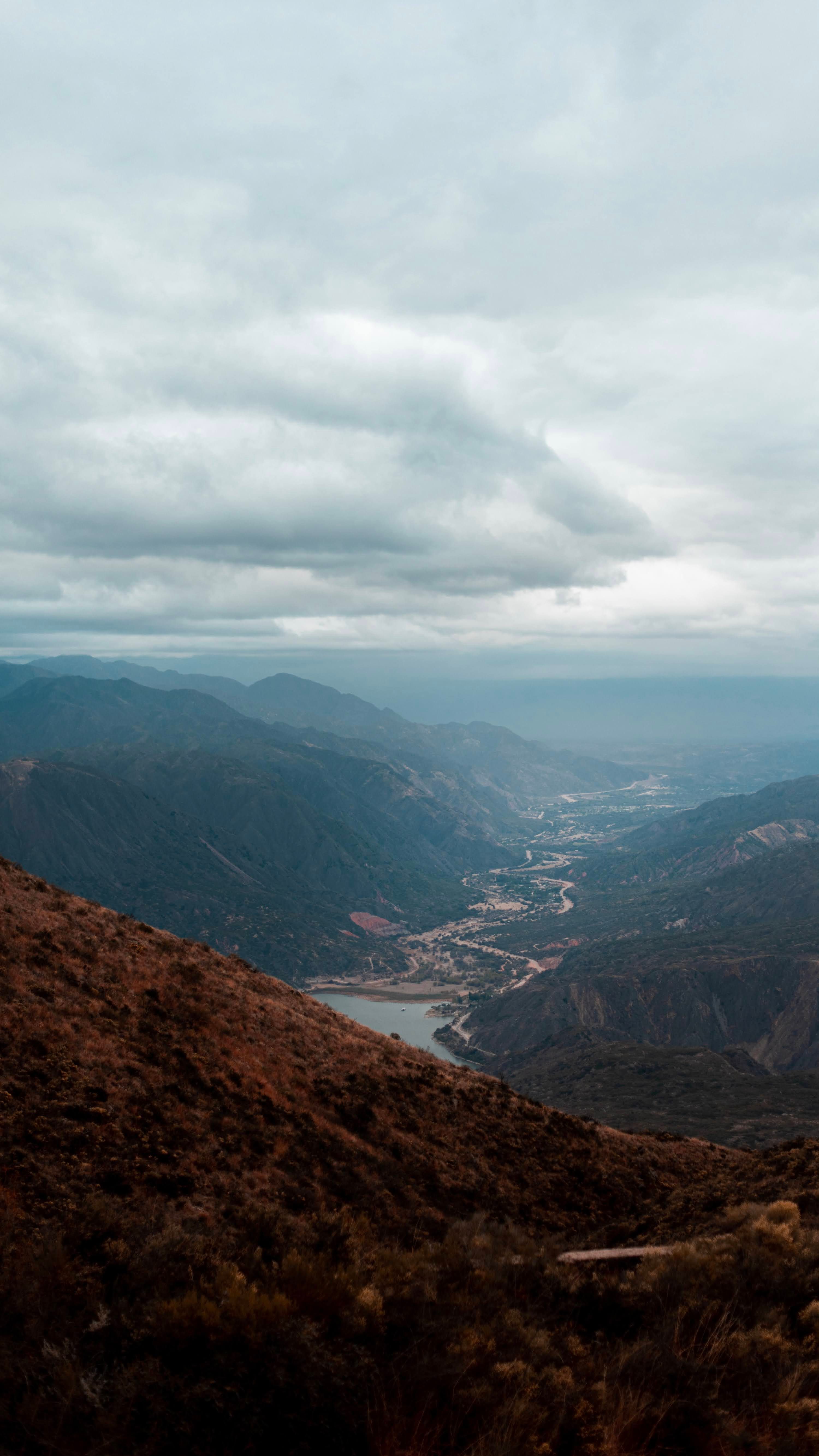 View of a Valley in Autumn · Free Stock Photo