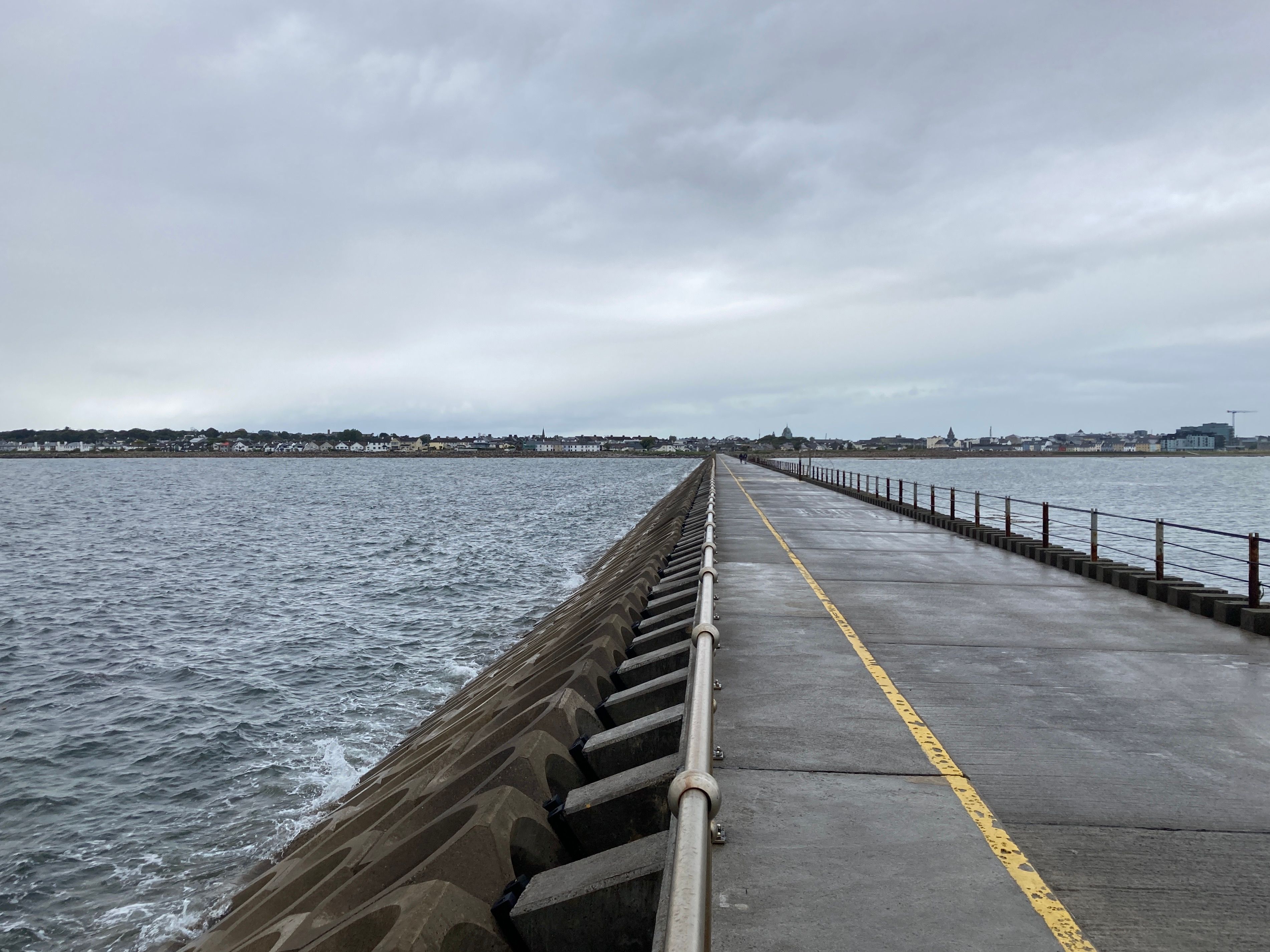 Brown Wooden Dock on Sea Under White Clouds · Free Stock Photo