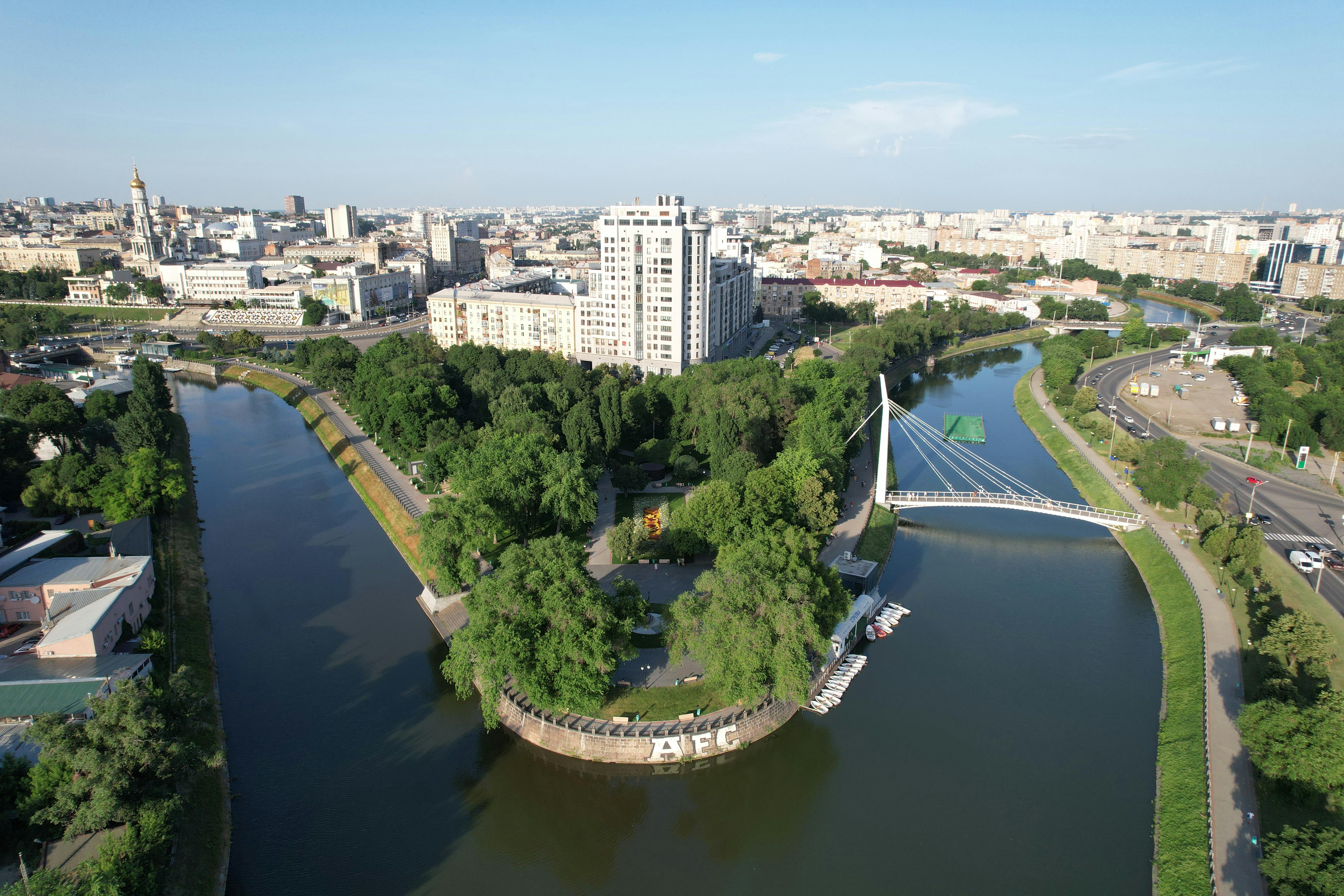Aerial Photography of Bridge and City · Free Stock Photo