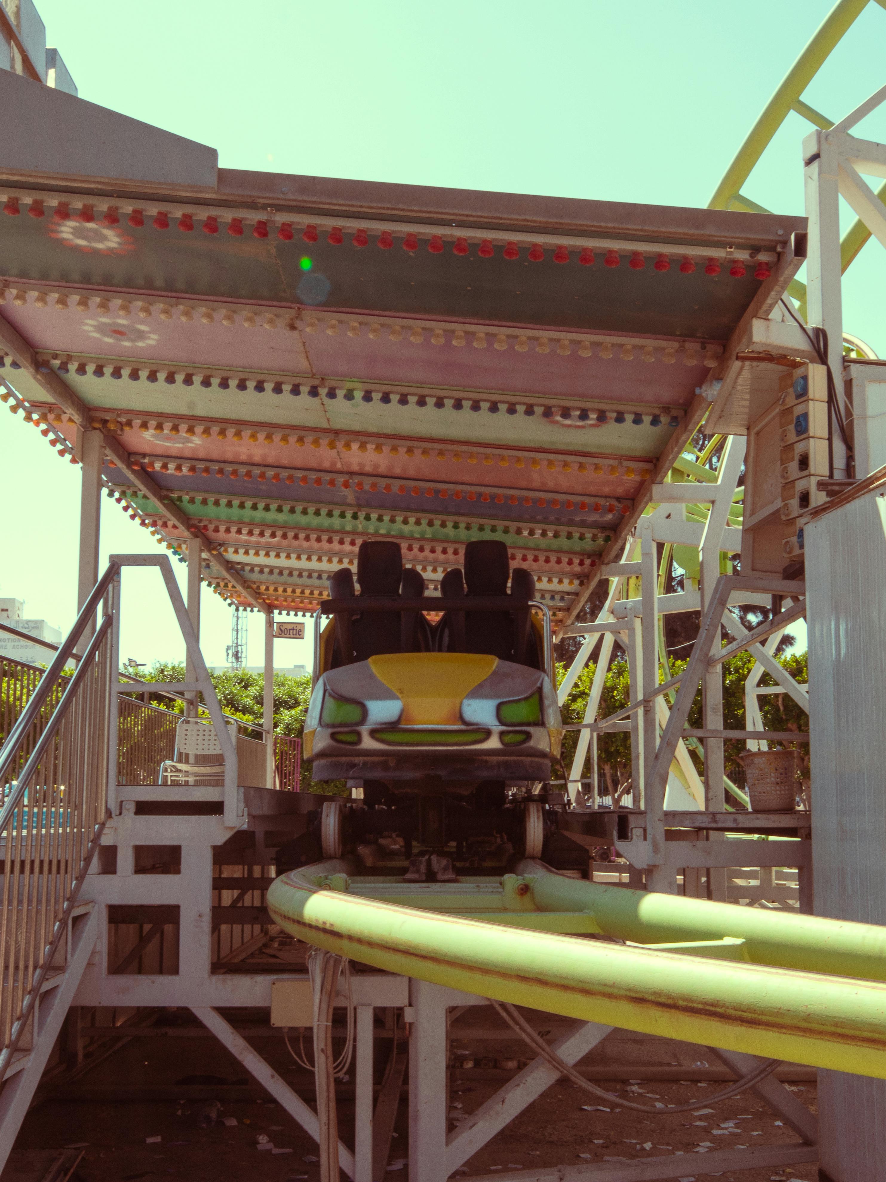 Roller Coaster in a Funfair · Free Stock Photo