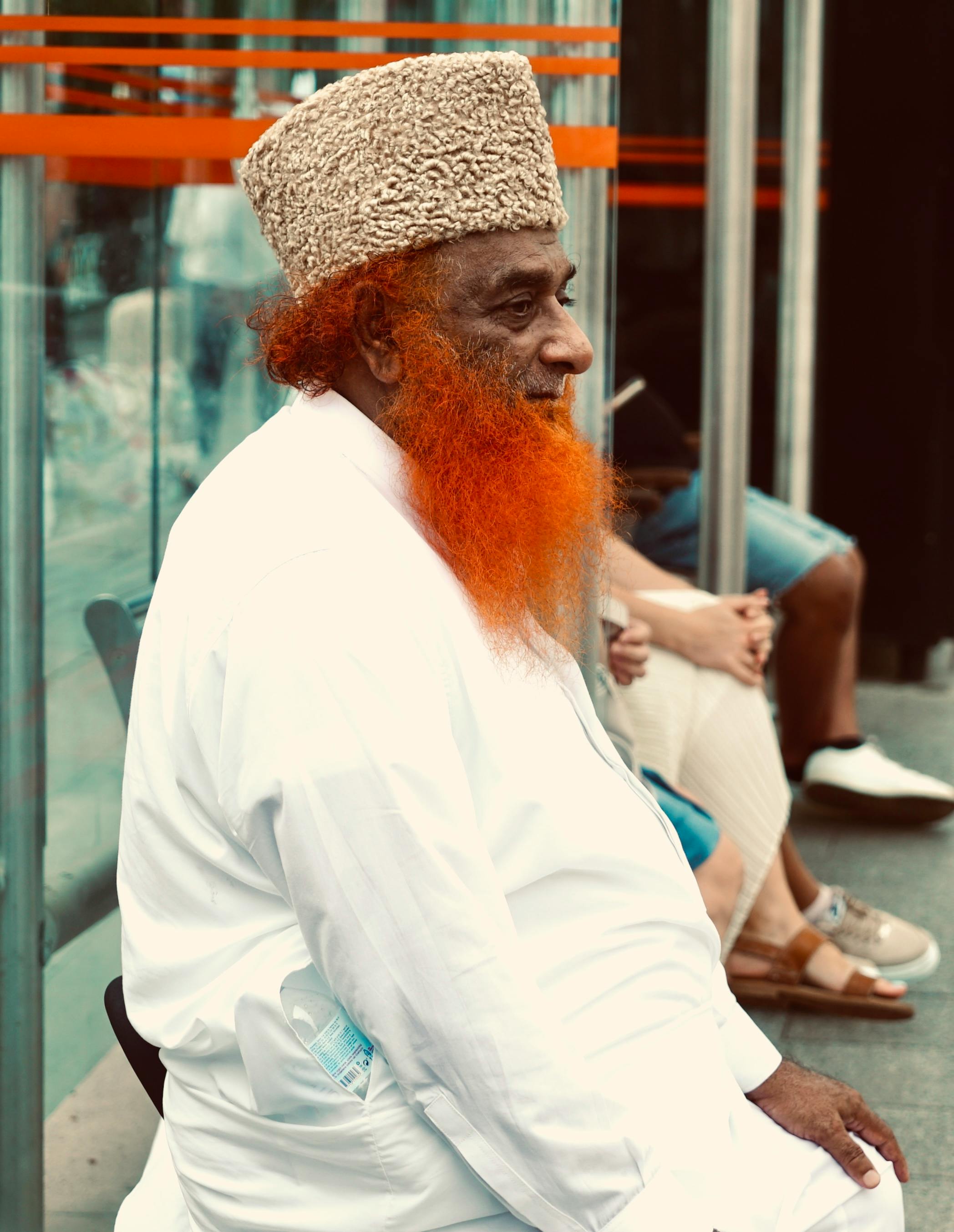 Elderly Man with Orange Beard · Free Stock Photo