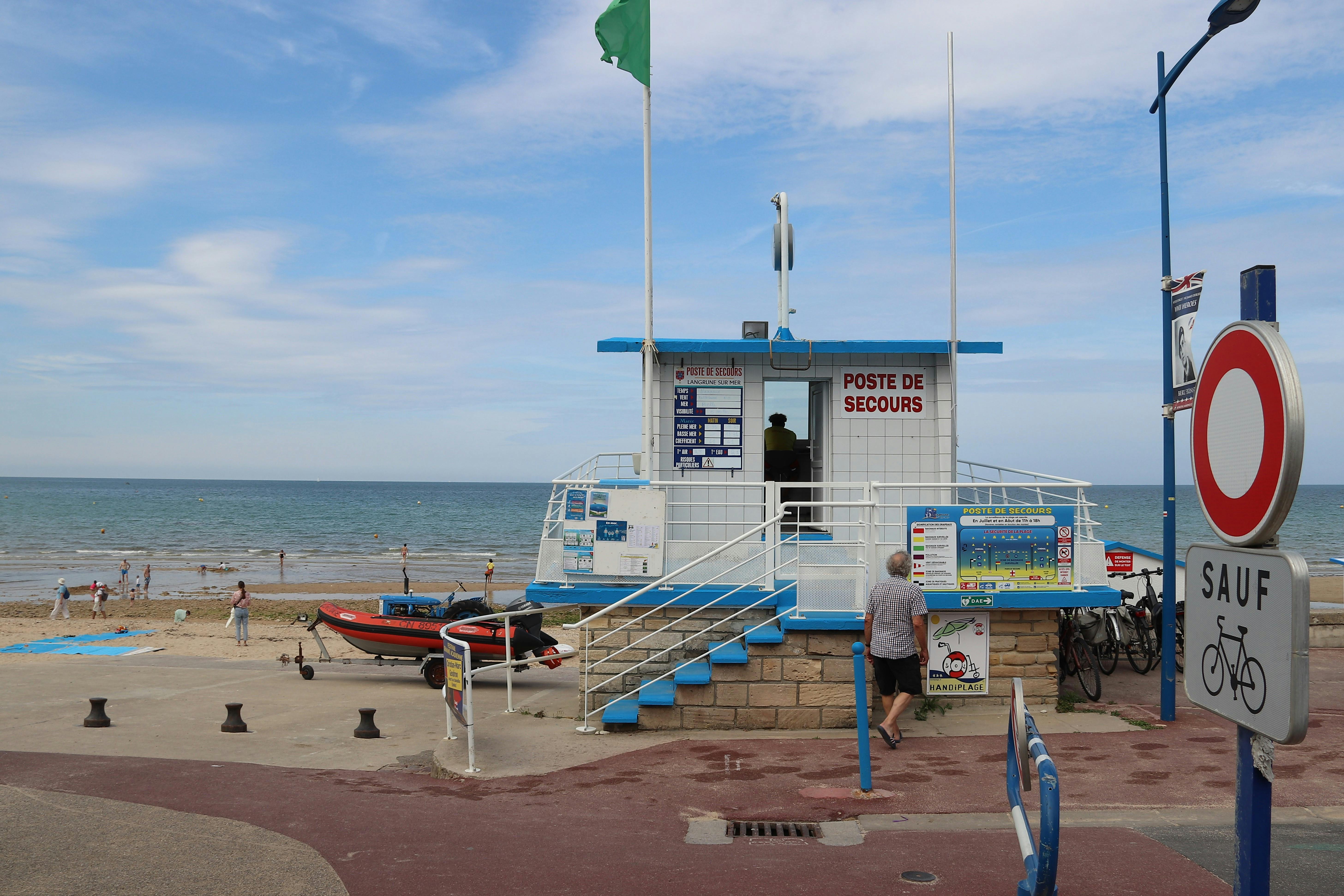 Wooden Lifeguard Station on Seaside · Free Stock Photo