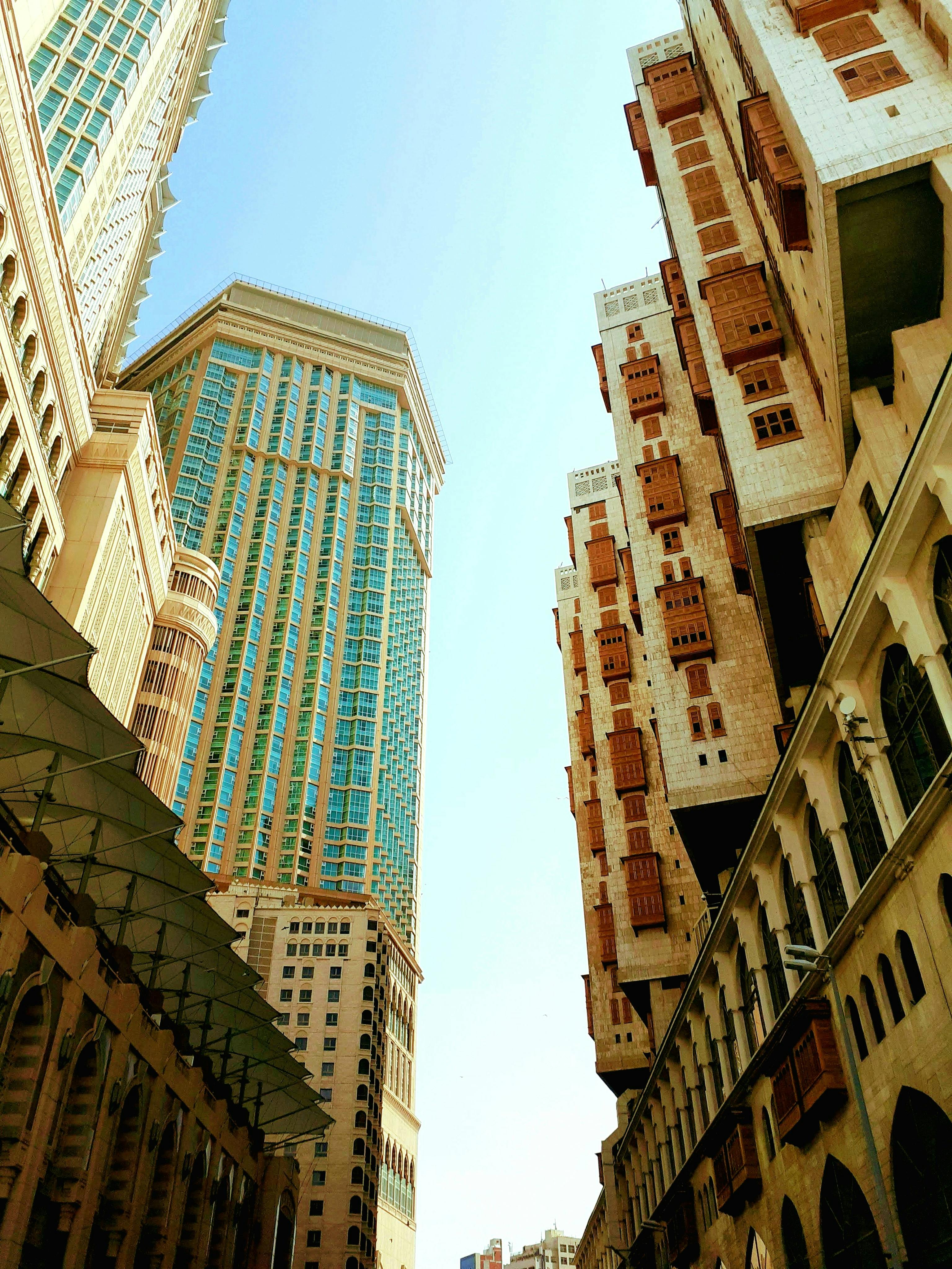 Low Angle Shot of High Rise Buildings · Free Stock Photo