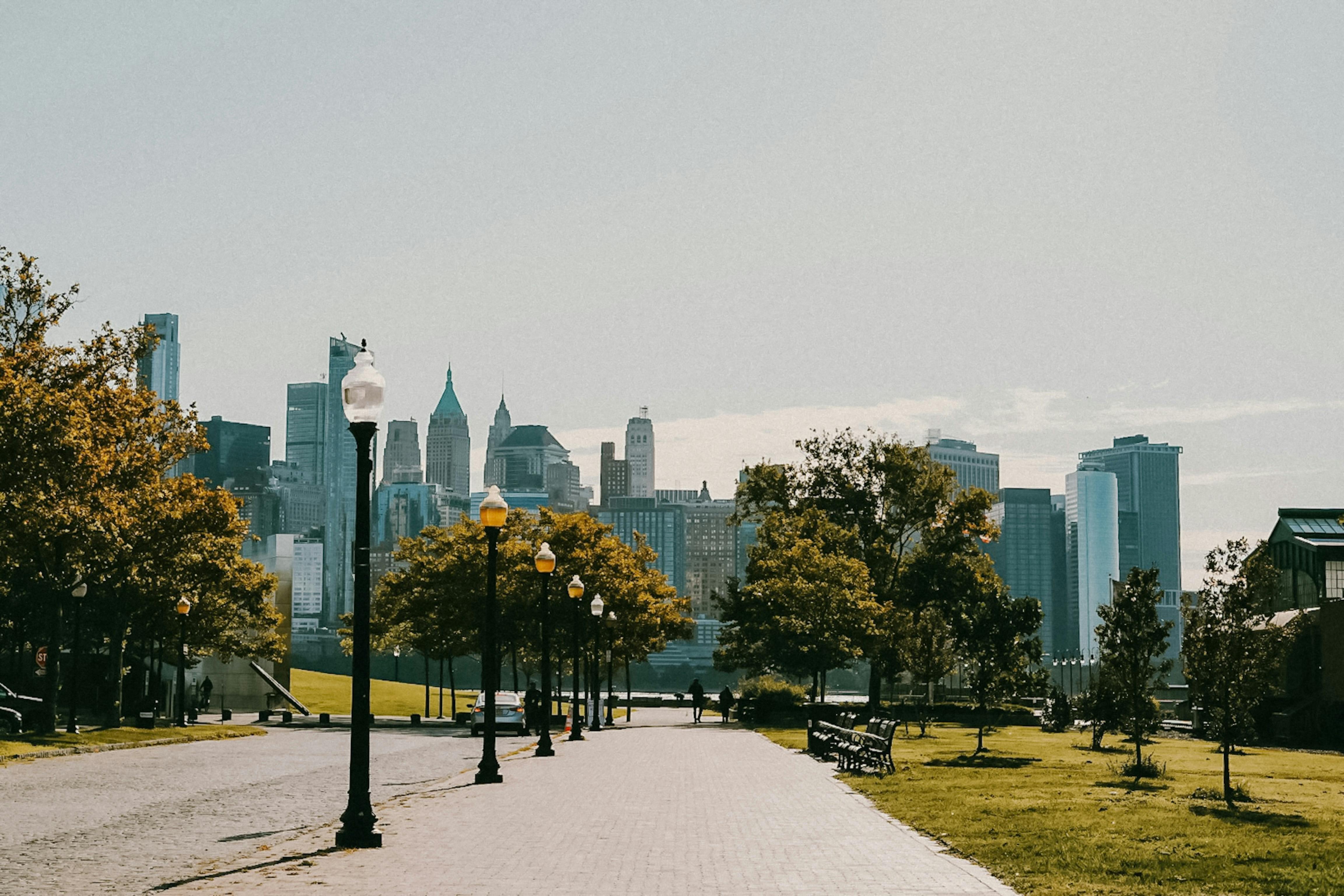 A Public Park Near City Buildings · Free Stock Photo