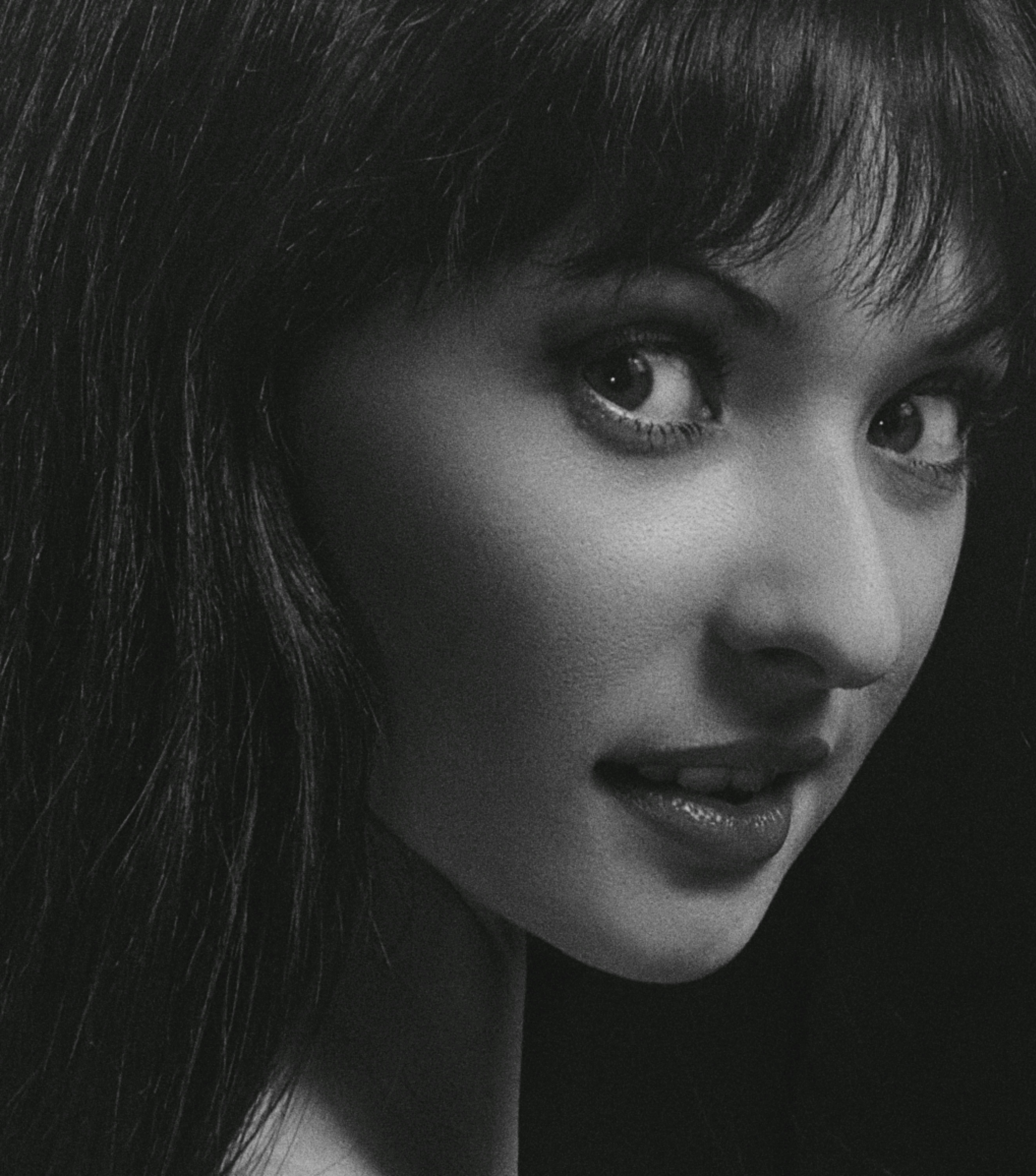 Grayscale Portrait of a Woman · Free Stock Photo