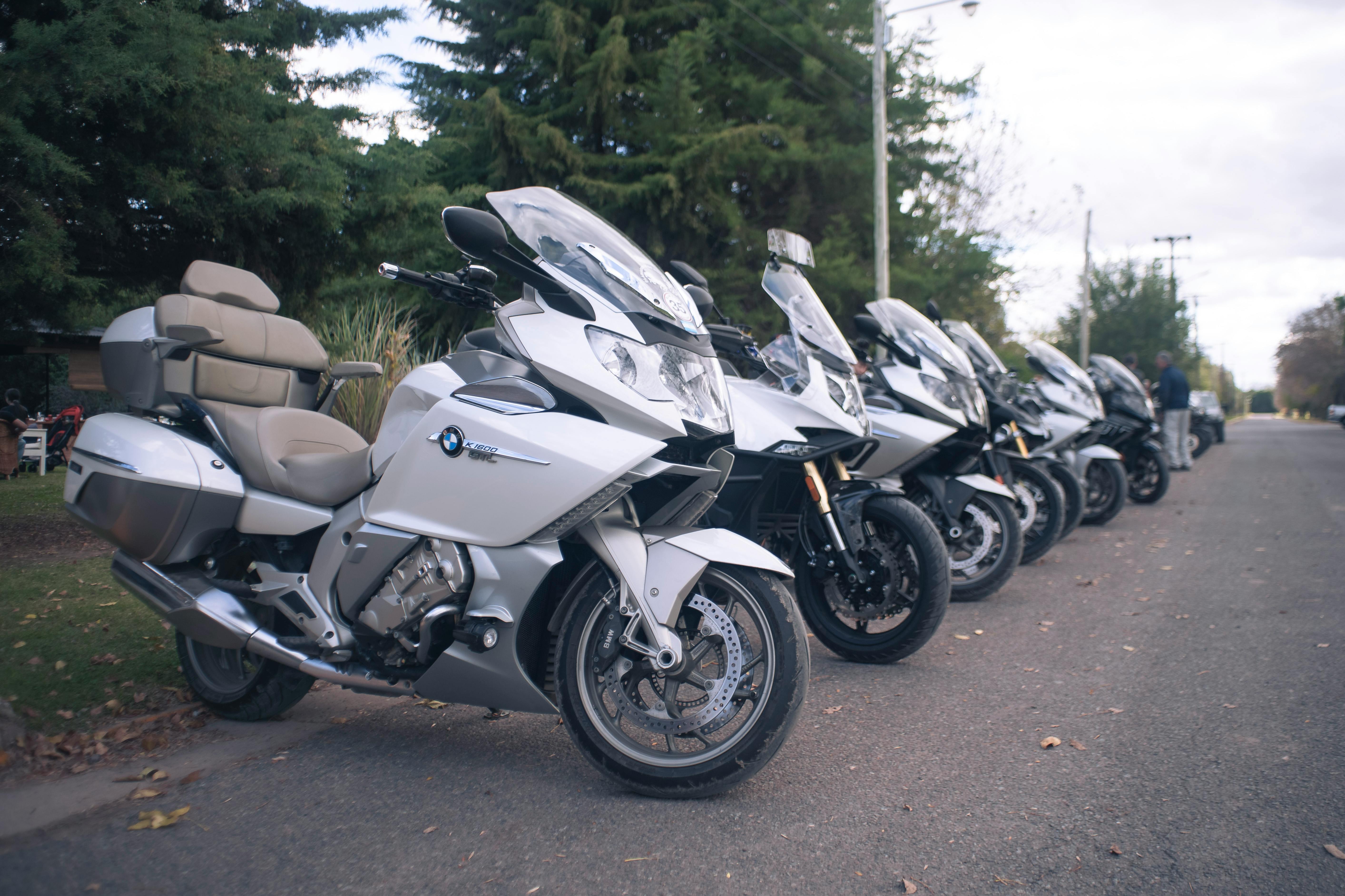 Parked Motorcycles · Free Stock Photo