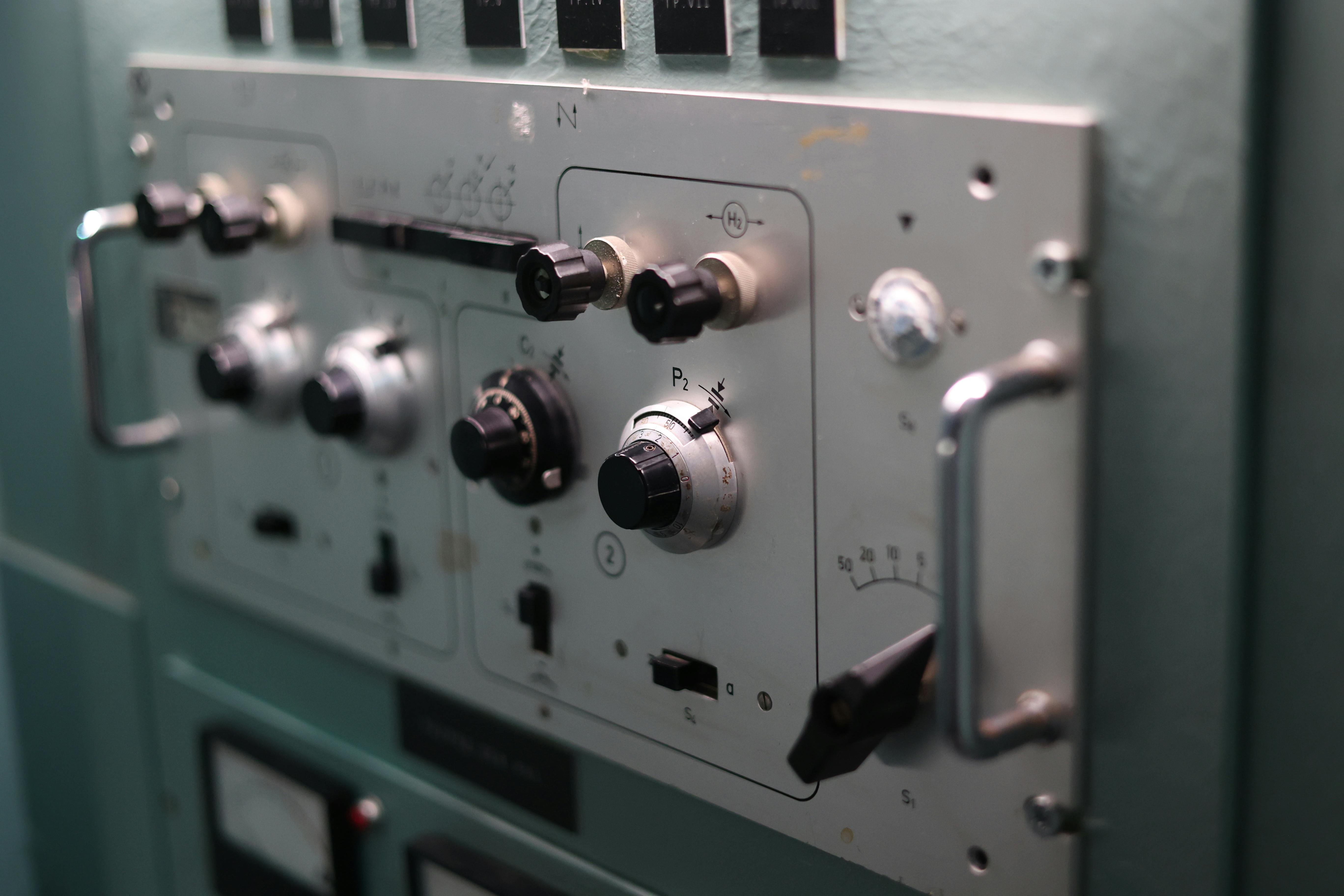 Close-up of the Switches of a Machine · Free Stock Photo