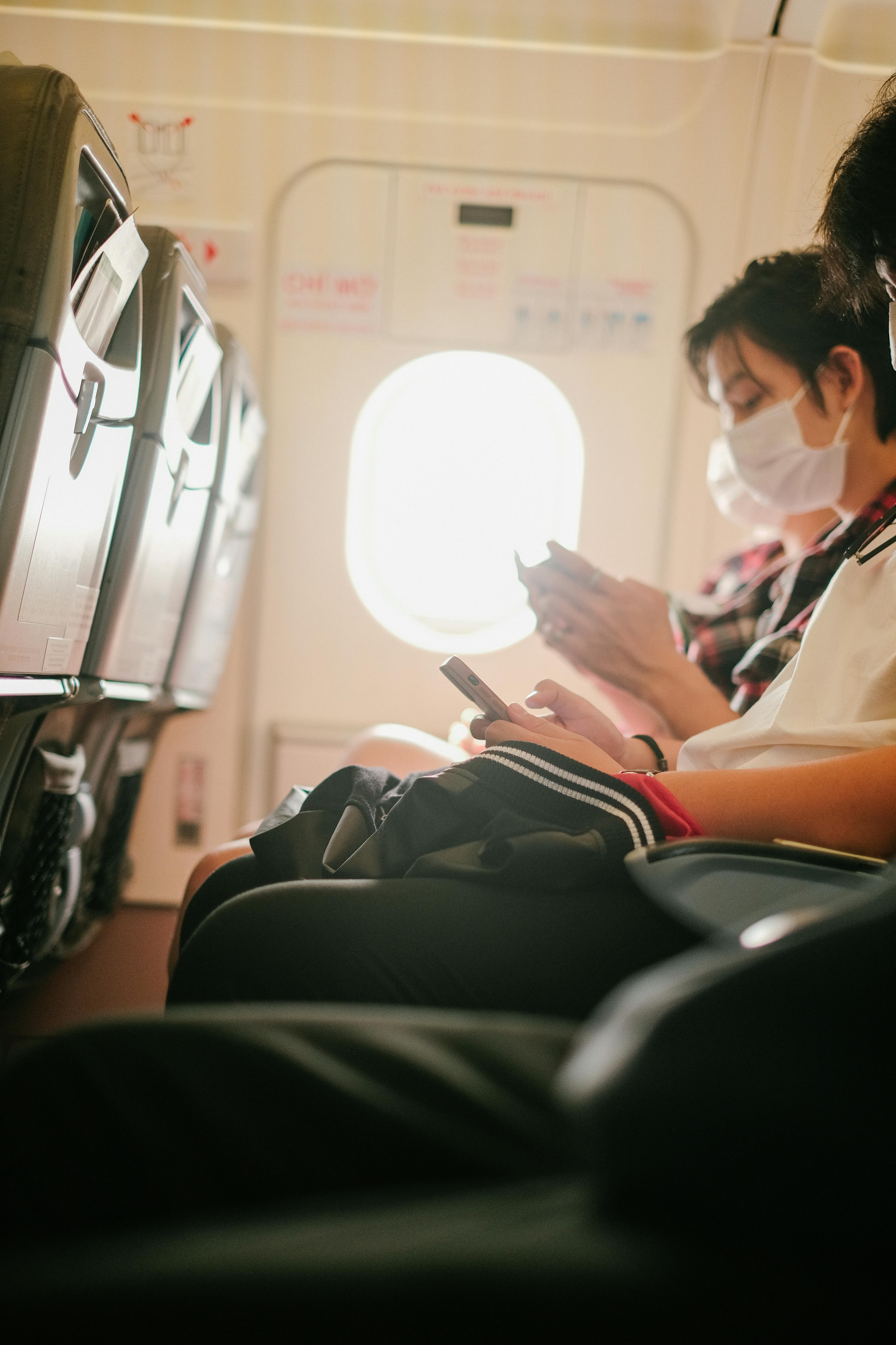 Man in an Airplane · Free Stock Photo