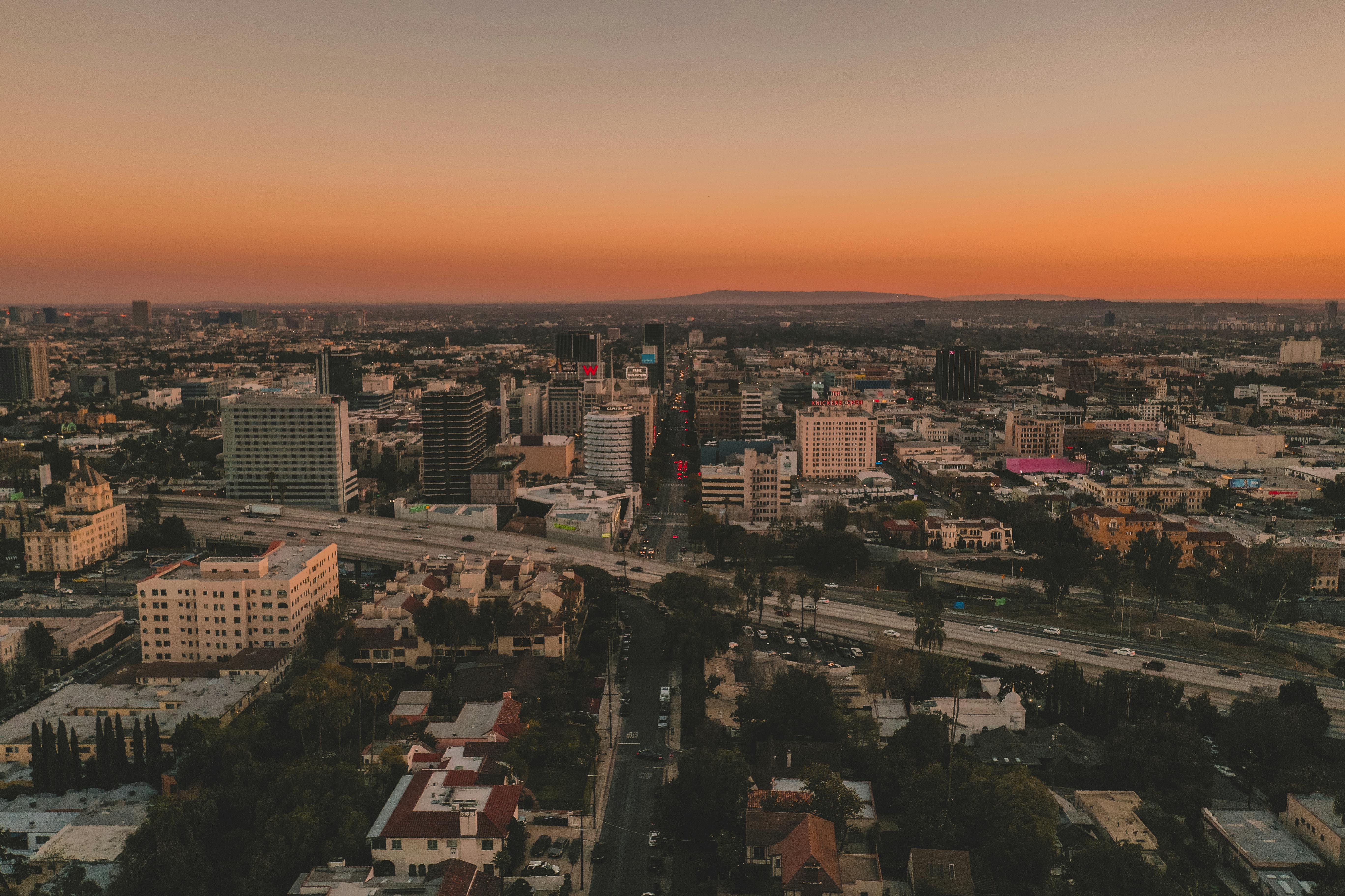 Aerial View of the Buildings in the City · Free Stock Photo