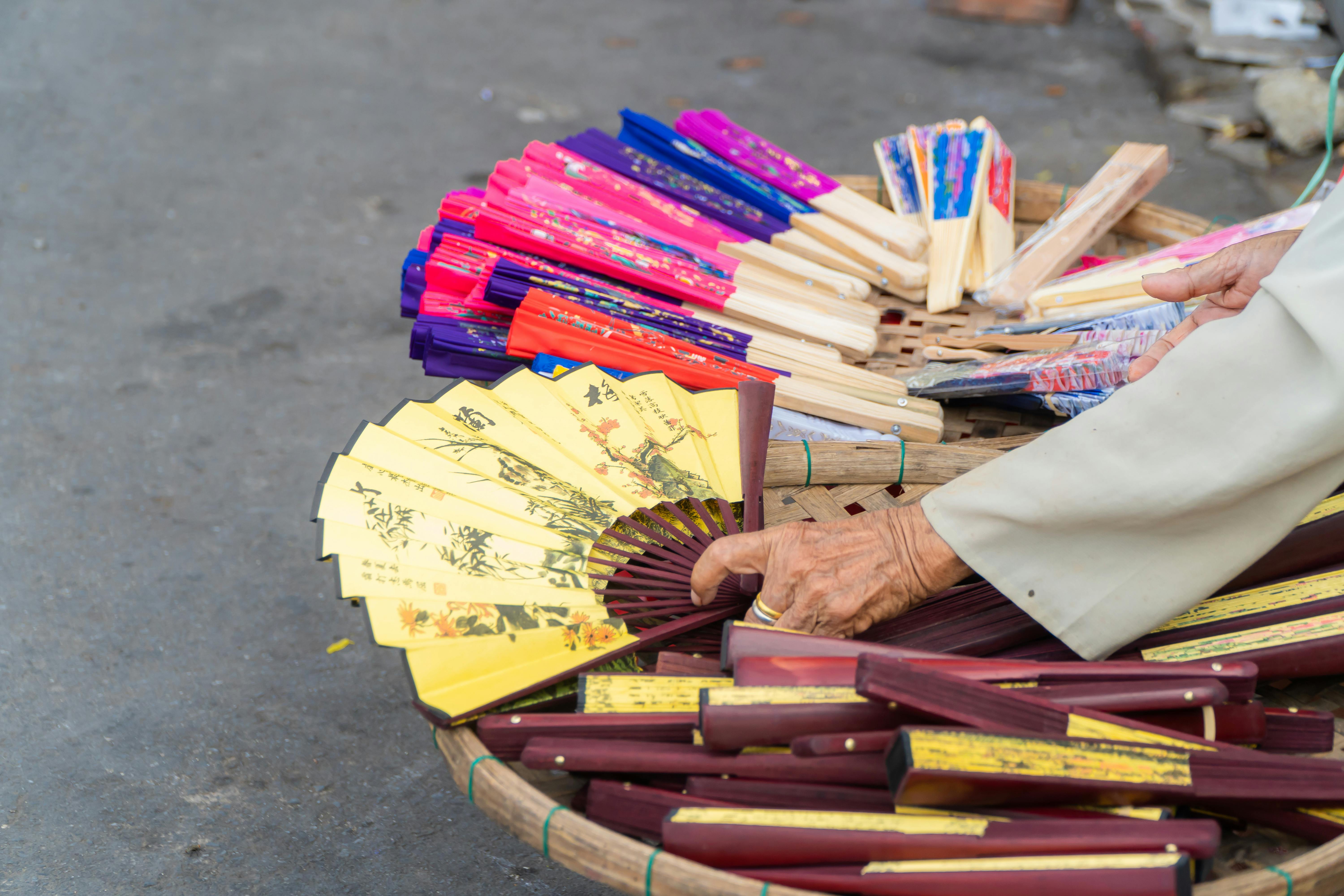 Person Selling Handicrafts · Free Stock Photo
