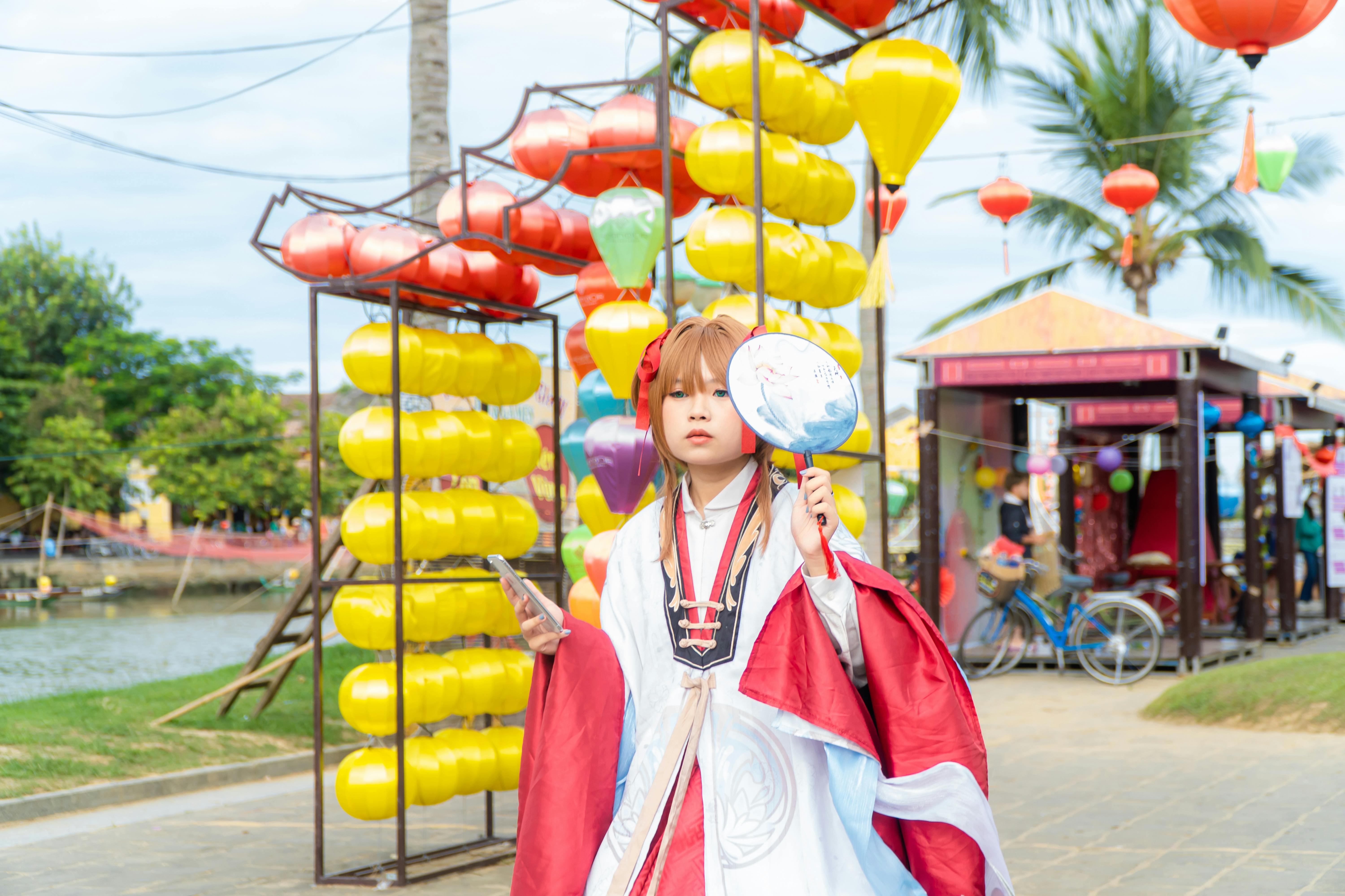 Female Cosplayer in a Character Costume · Free Stock Photo