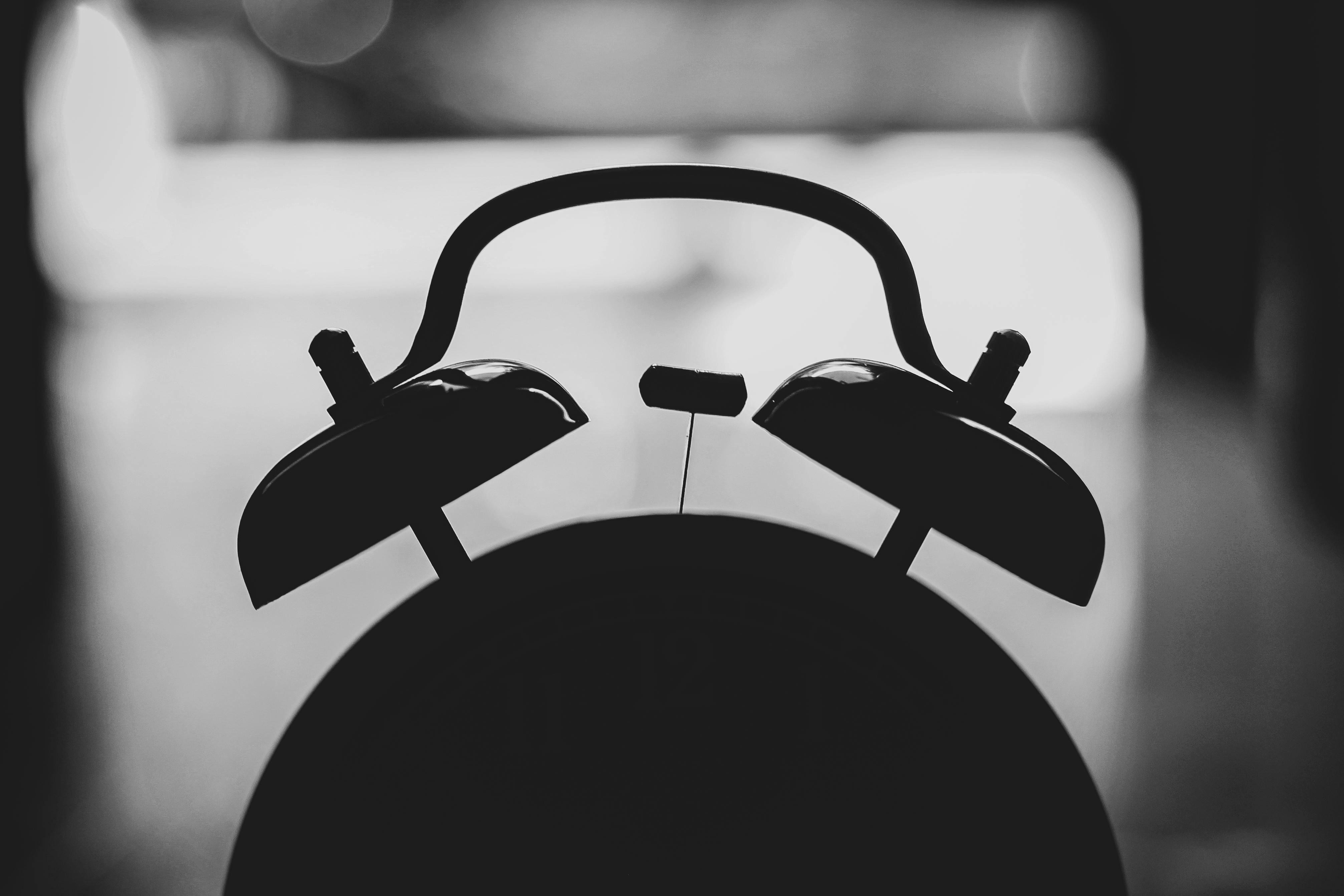 Alarm Clock Silhouette · Free Stock Photo