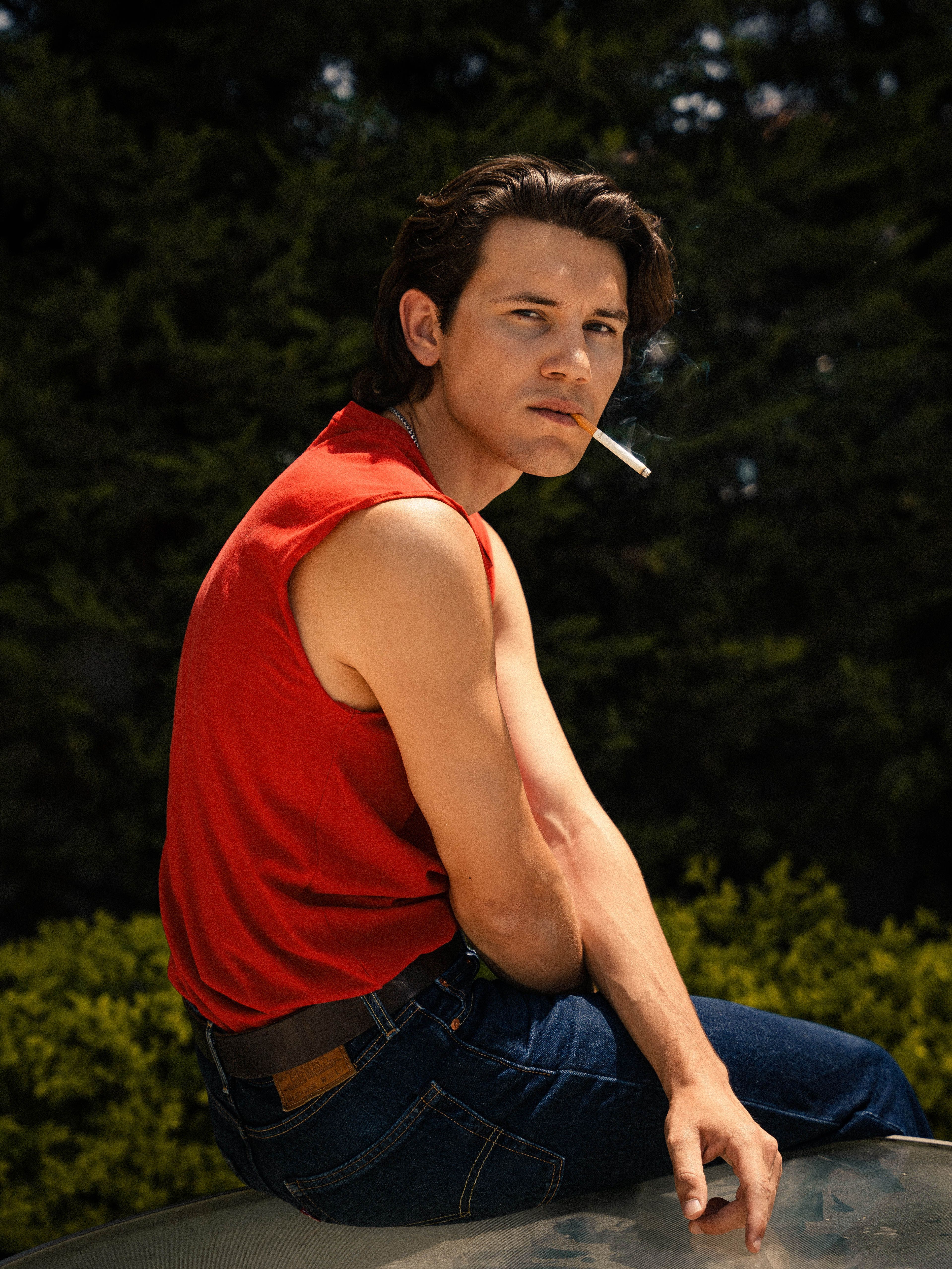 A Person Smoking a Cigarette · Free Stock Photo
