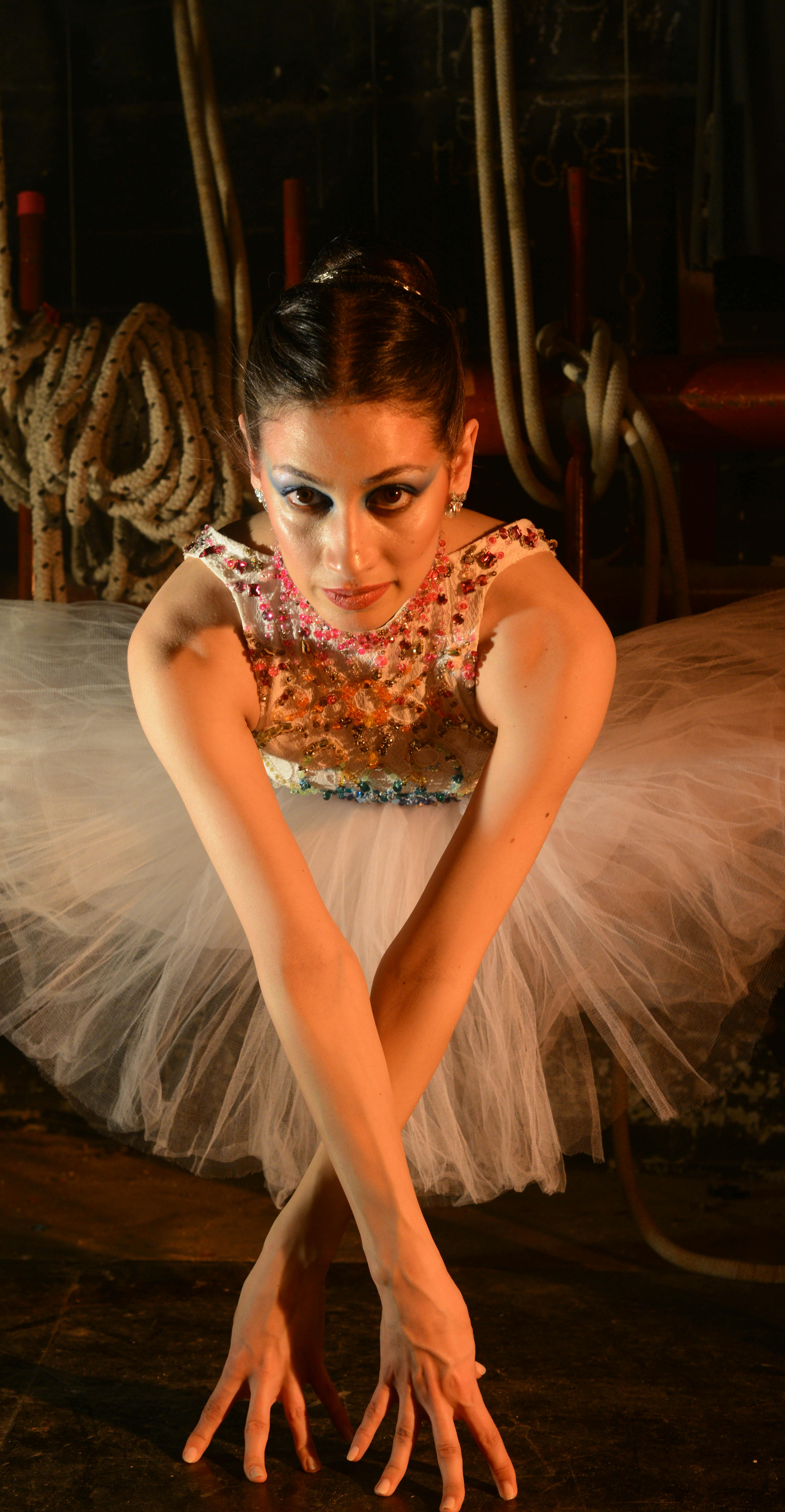 Flexible Ballet Dancer stretching her Leg · Free Stock Photo