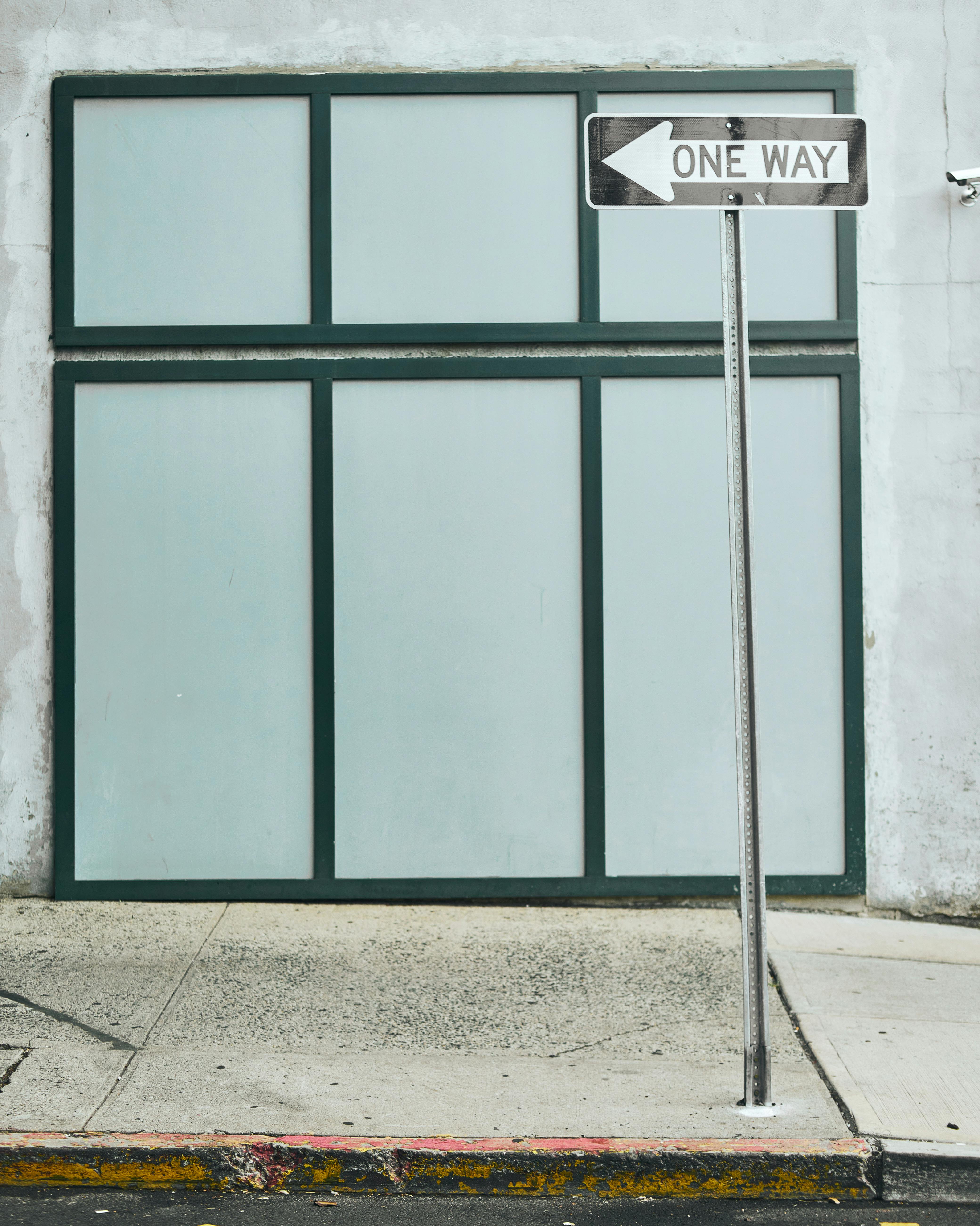 One Way Sign · Free Stock Photo