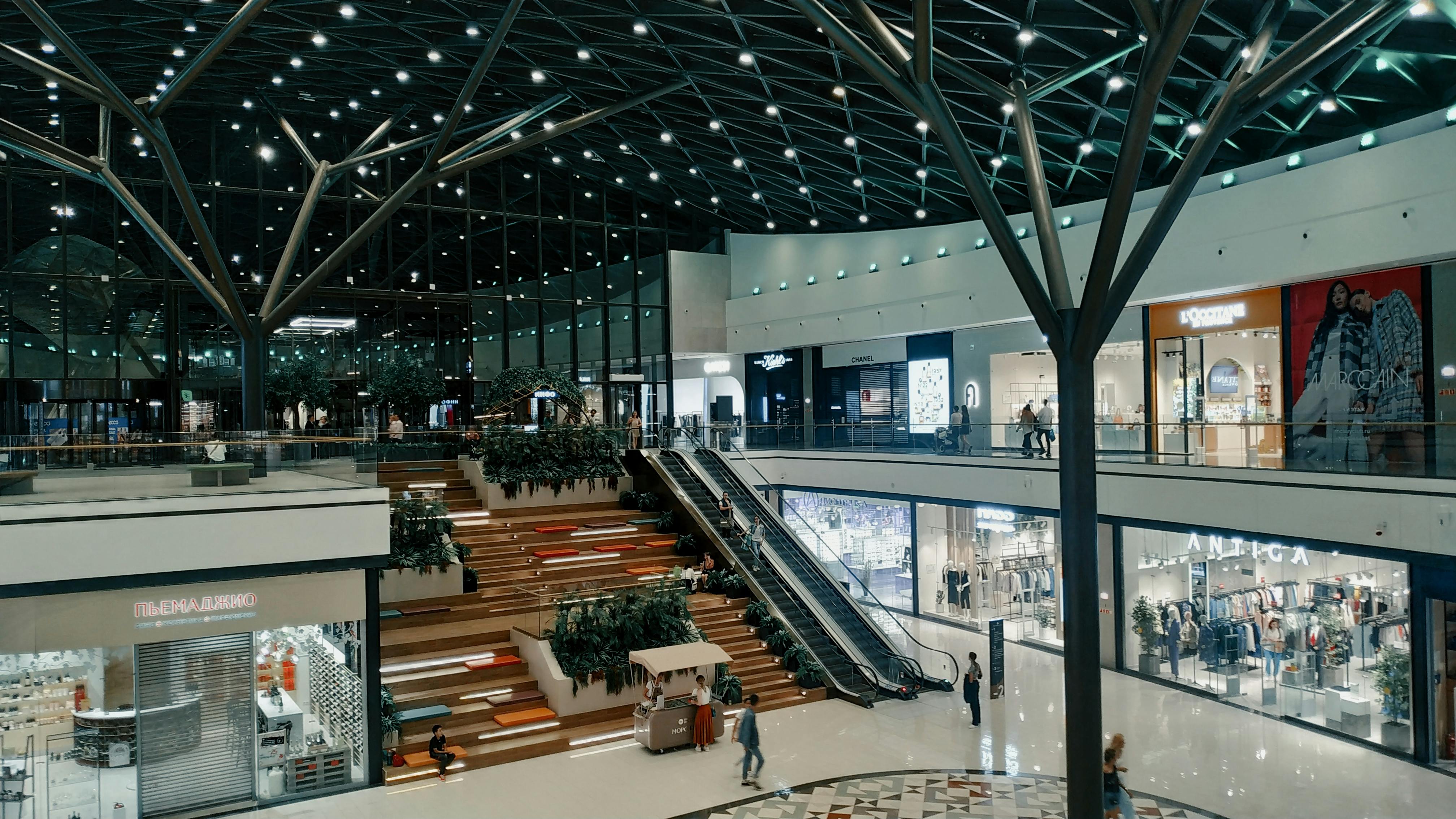 Group of People Walking Inside the Mall · Free Stock Photo