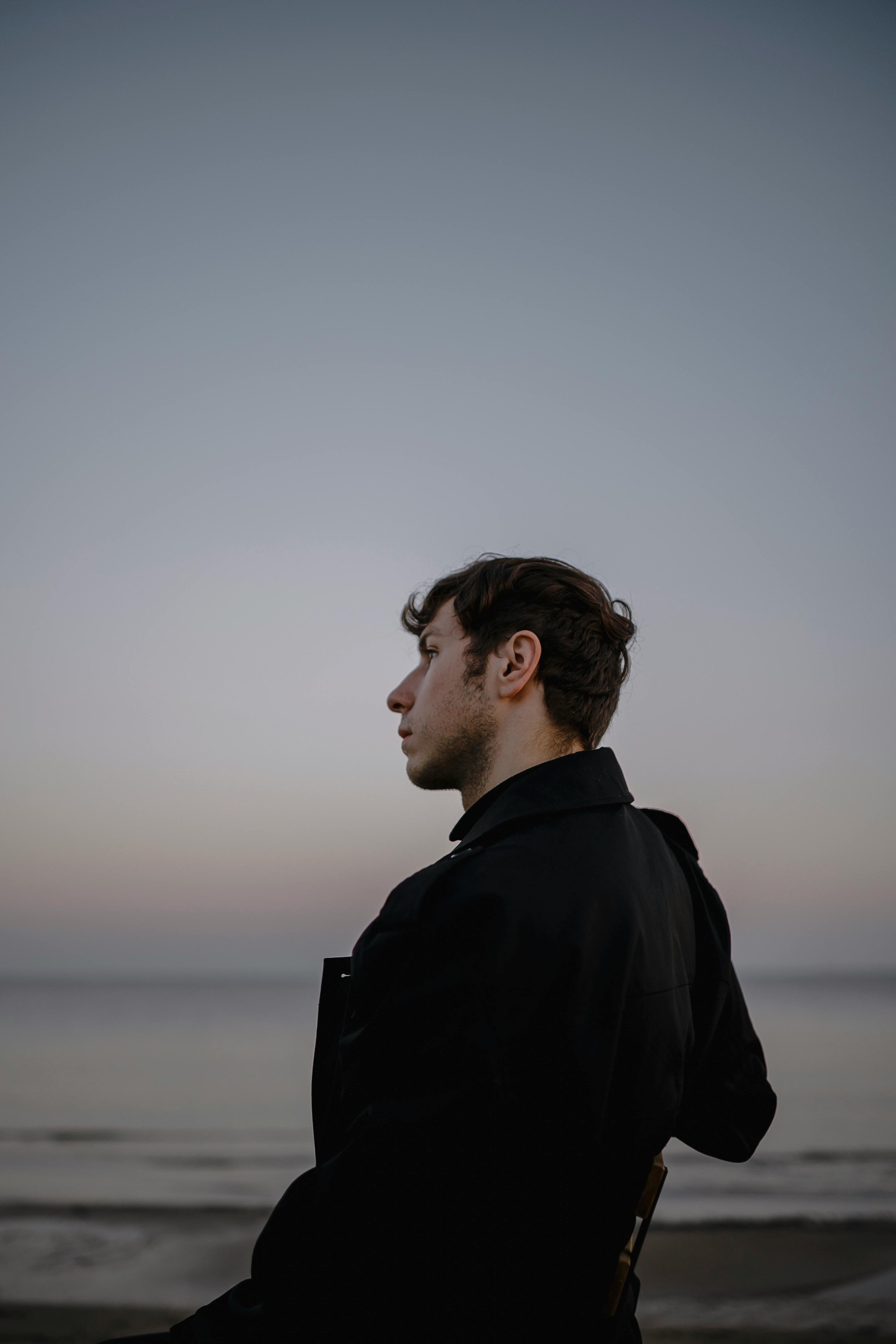 Man on Sea Shore · Free Stock Photo
