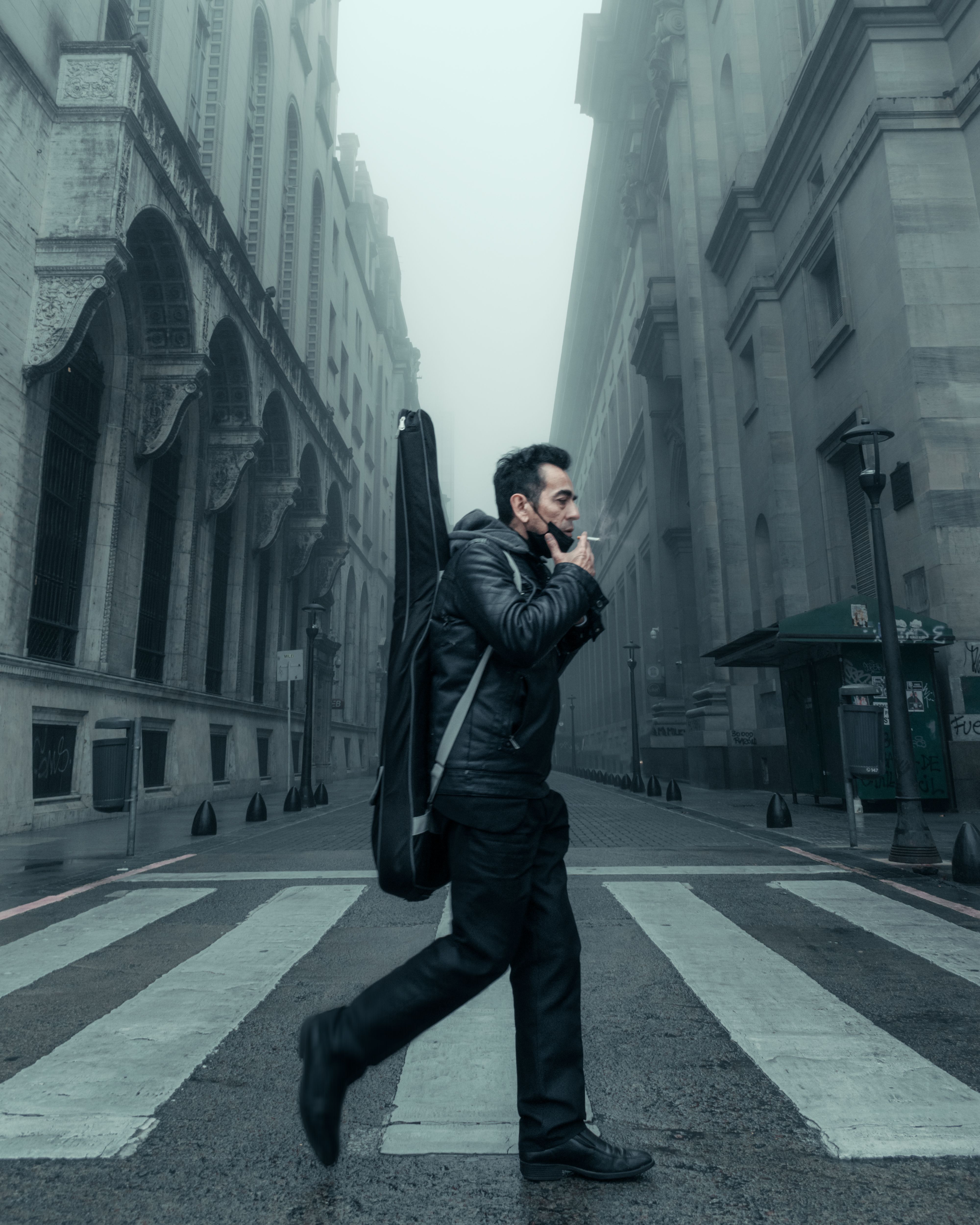Man Crossing the Road · Free Stock Photo