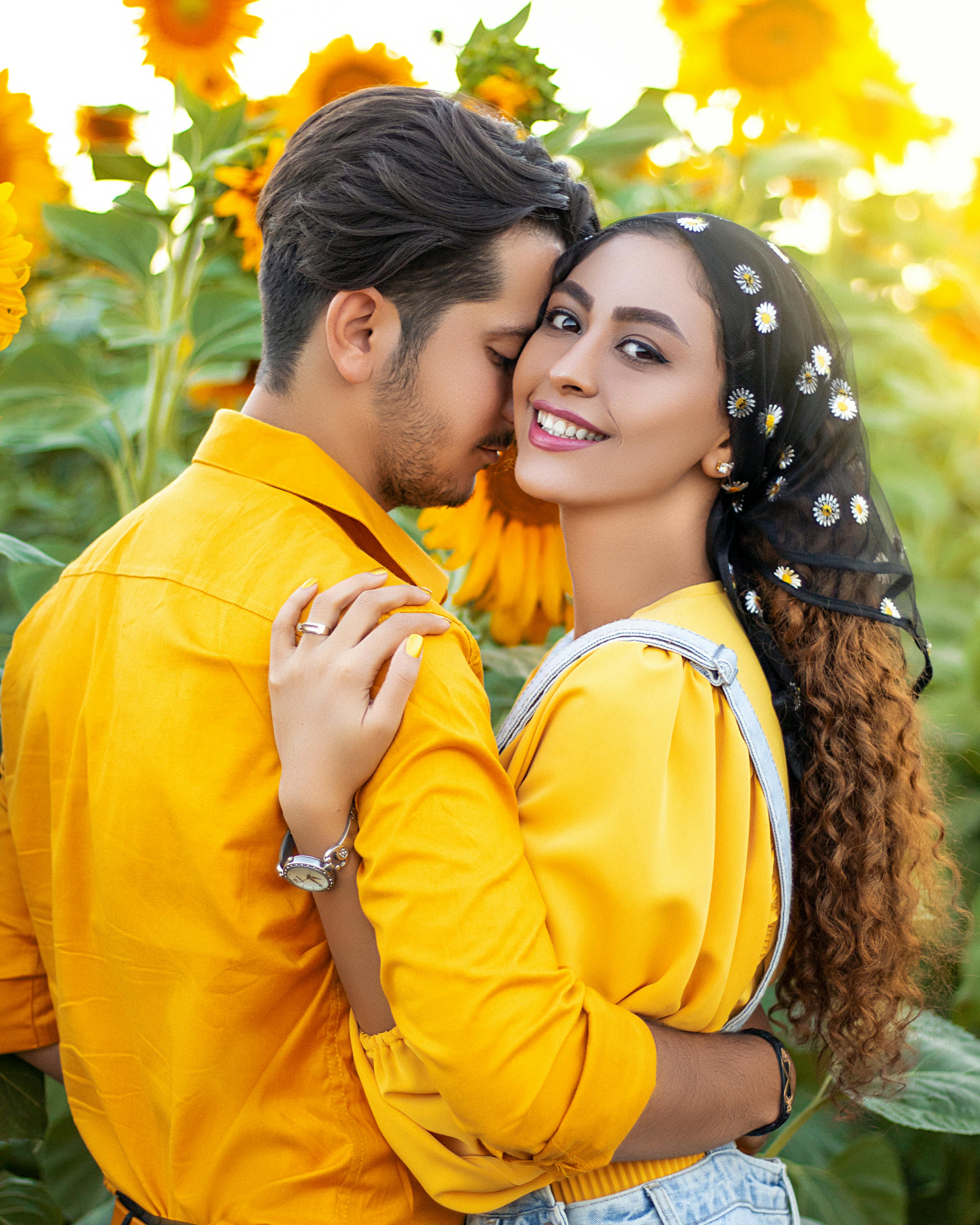 Couple Wearing Yellow Top · Free Stock Photo