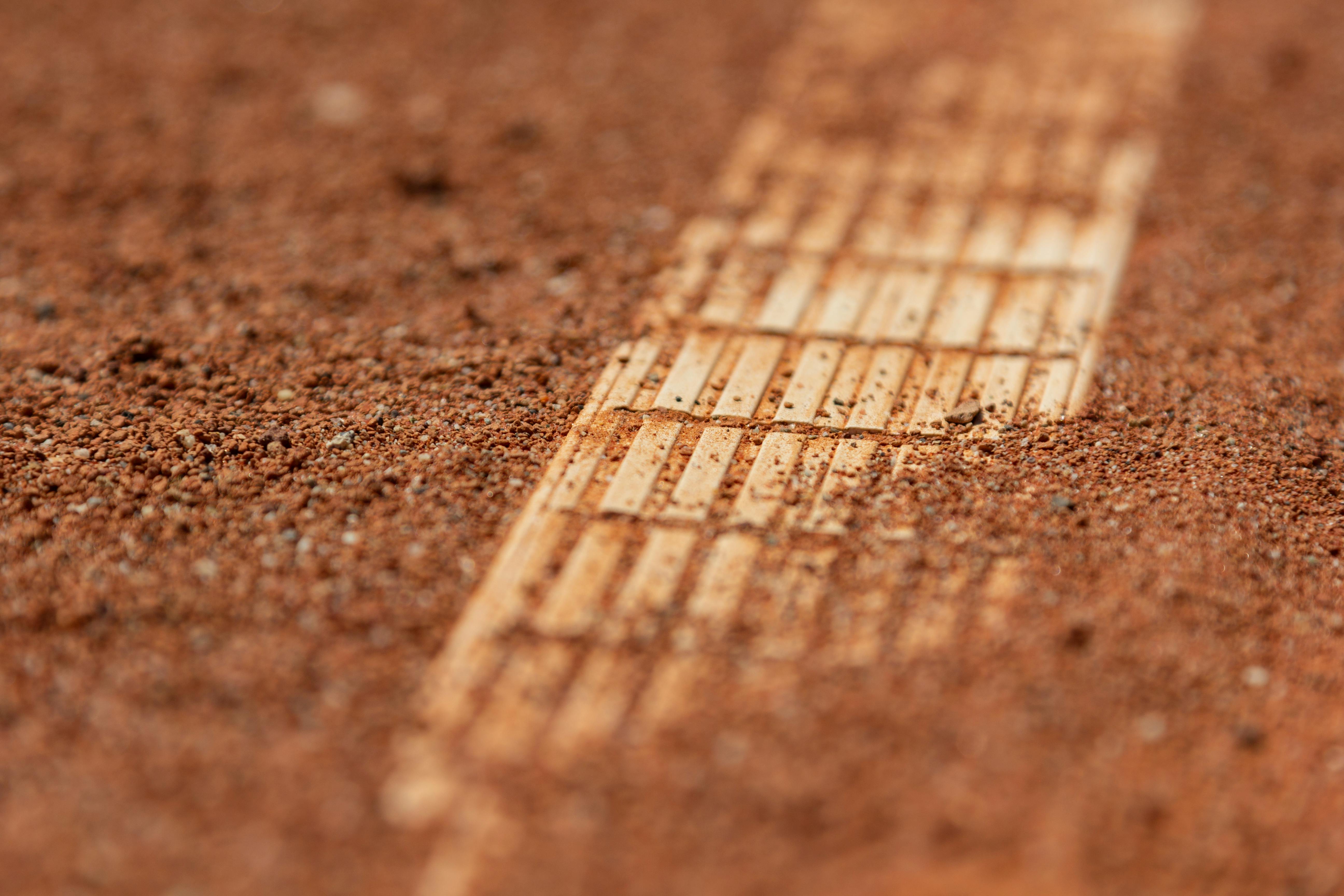 Pavement Line on Dry Ground · Free Stock Photo