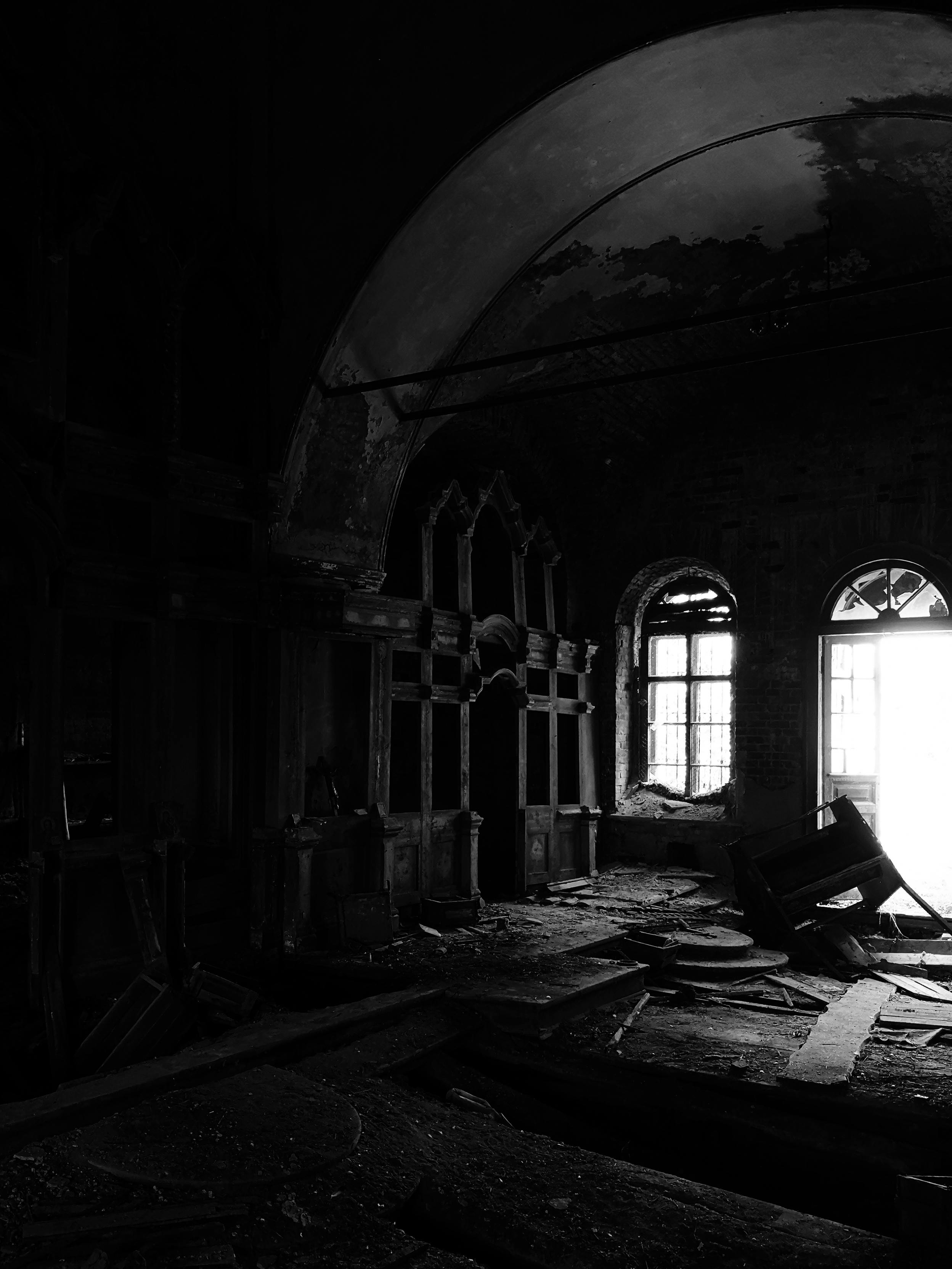 Wrecked House Interior · Free Stock Photo