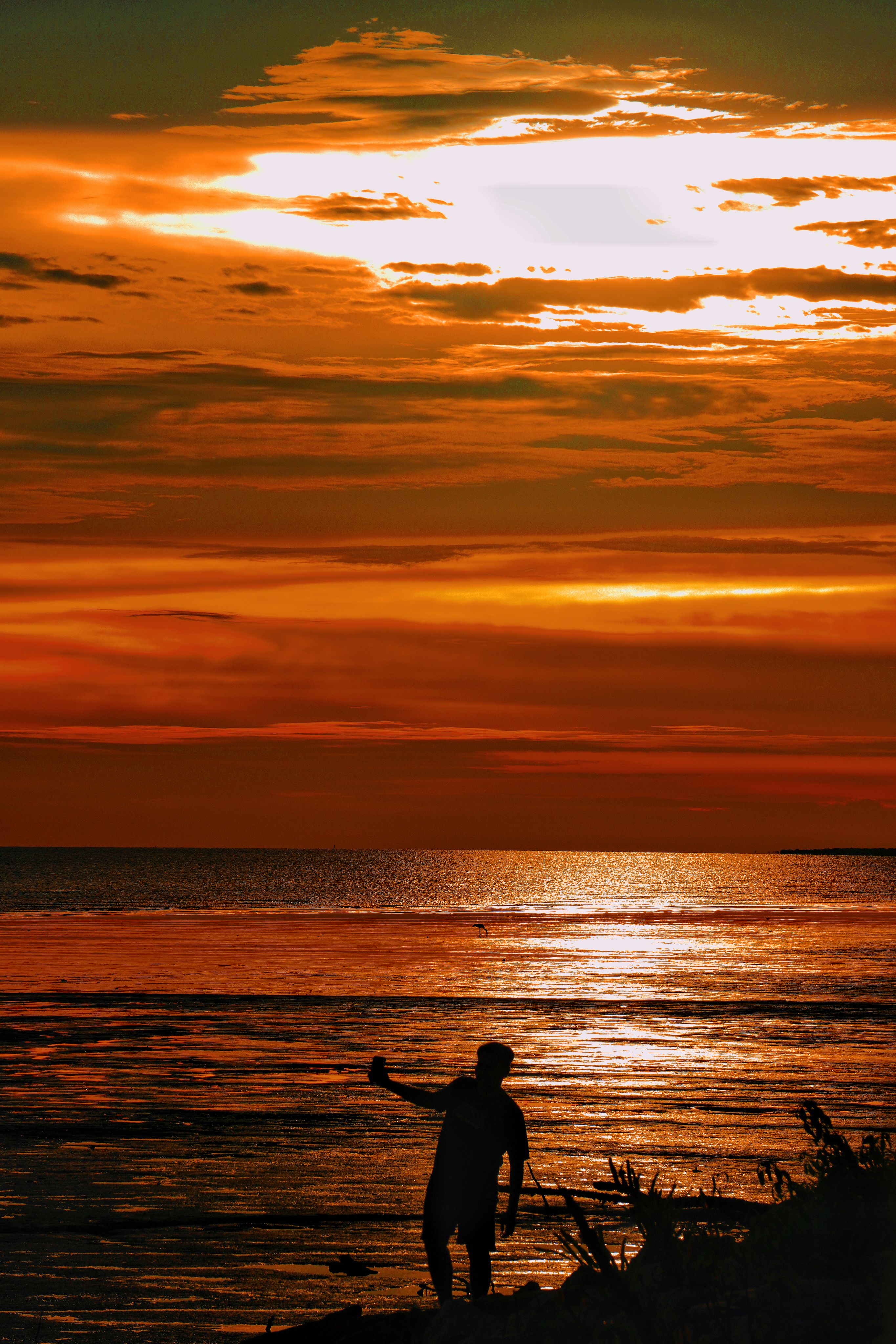 Coastline at Moody Sunset · Free Stock Photo