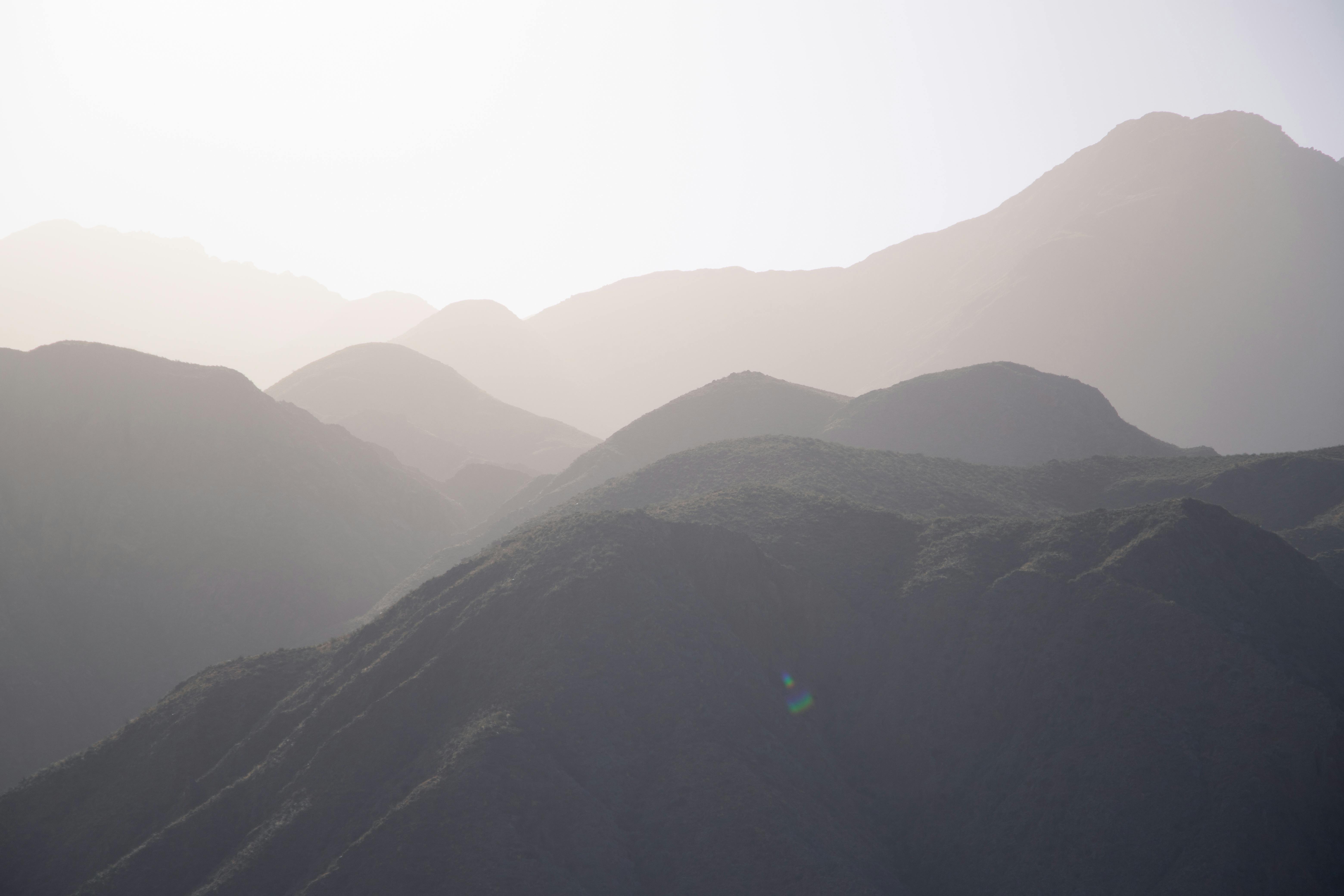 Silhouette of Mountain · Free Stock Photo