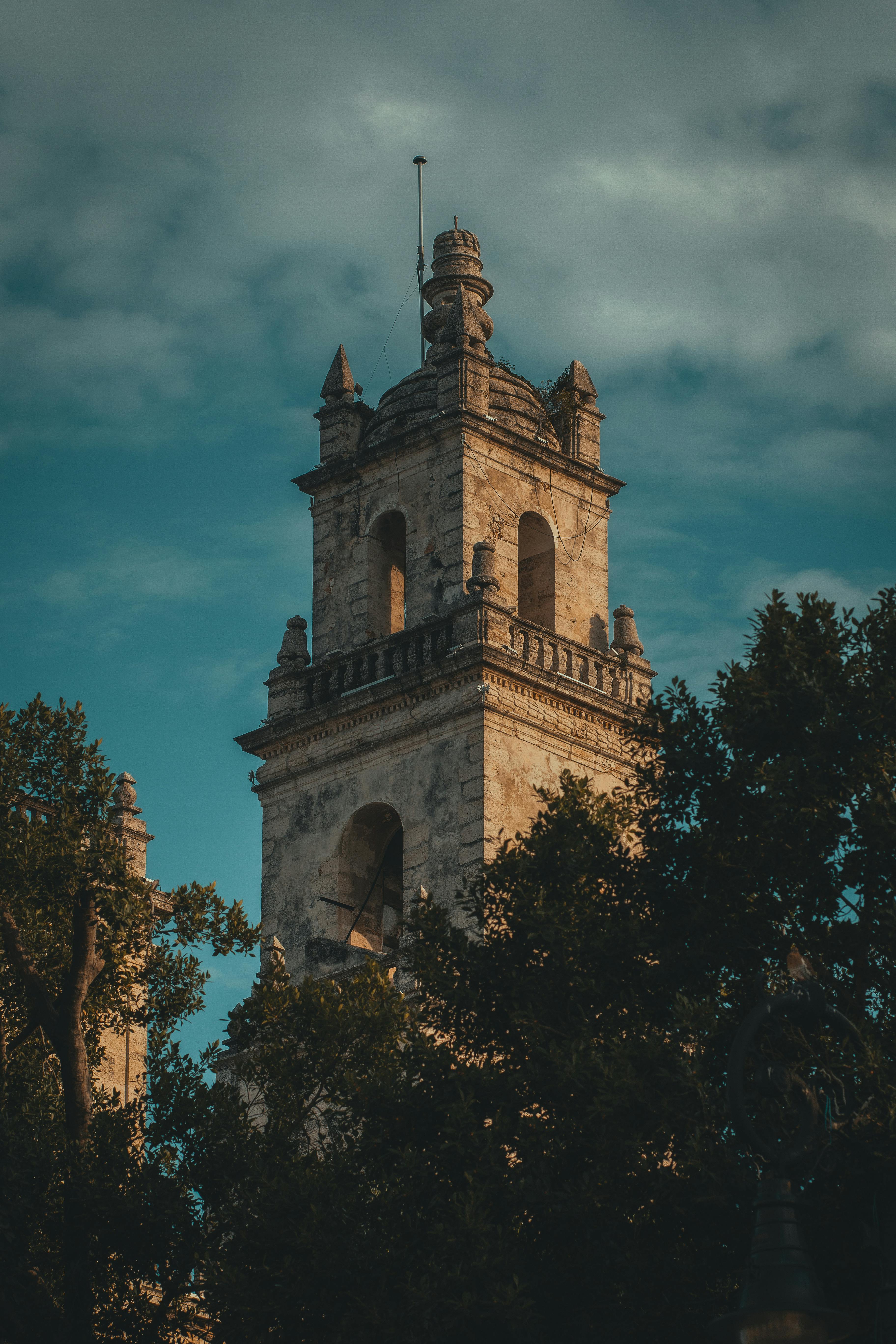 Stone Bell Tower · Free Stock Photo