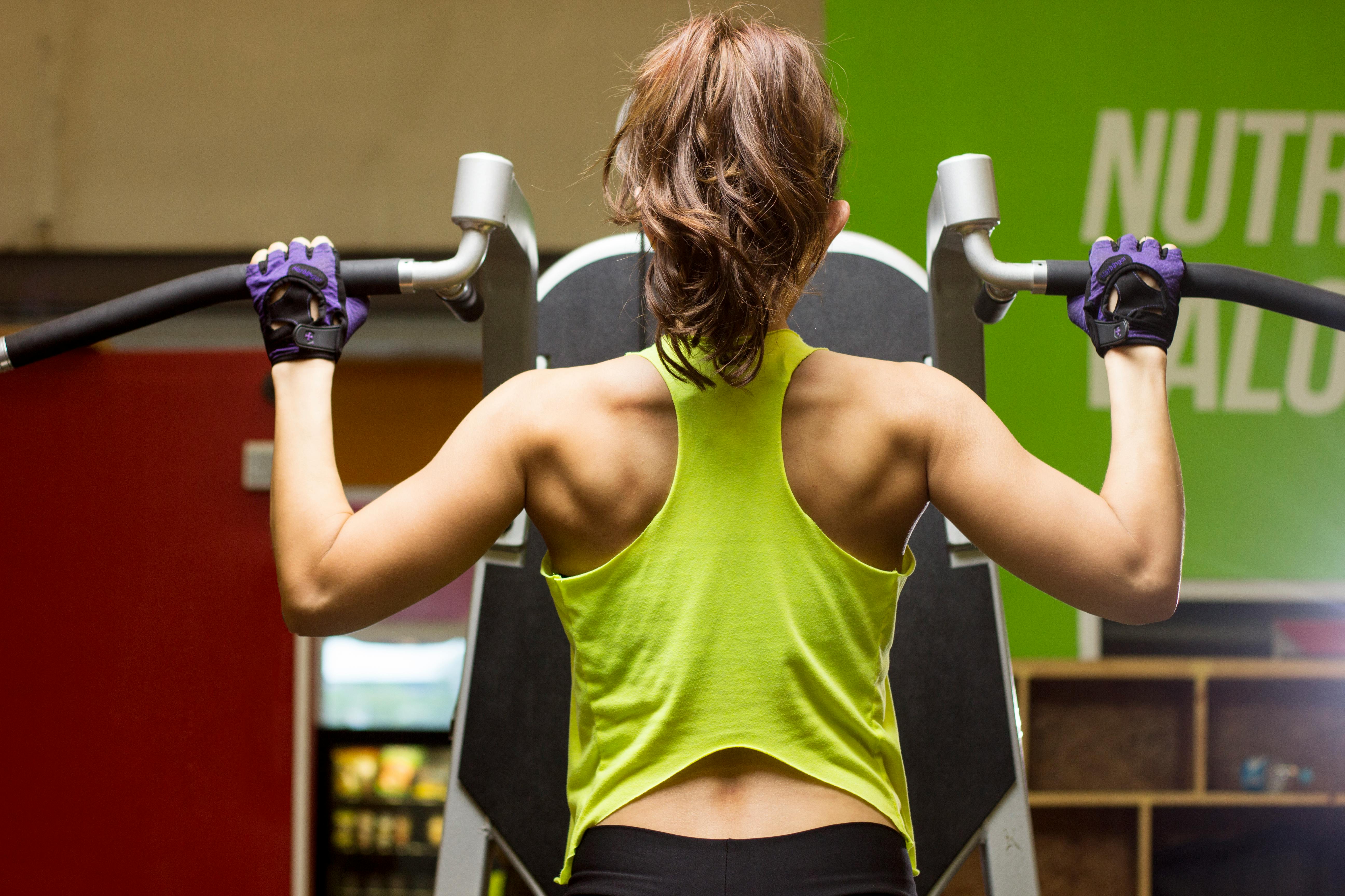 Back View Photo of a Woman Working Out · Free Stock Photo