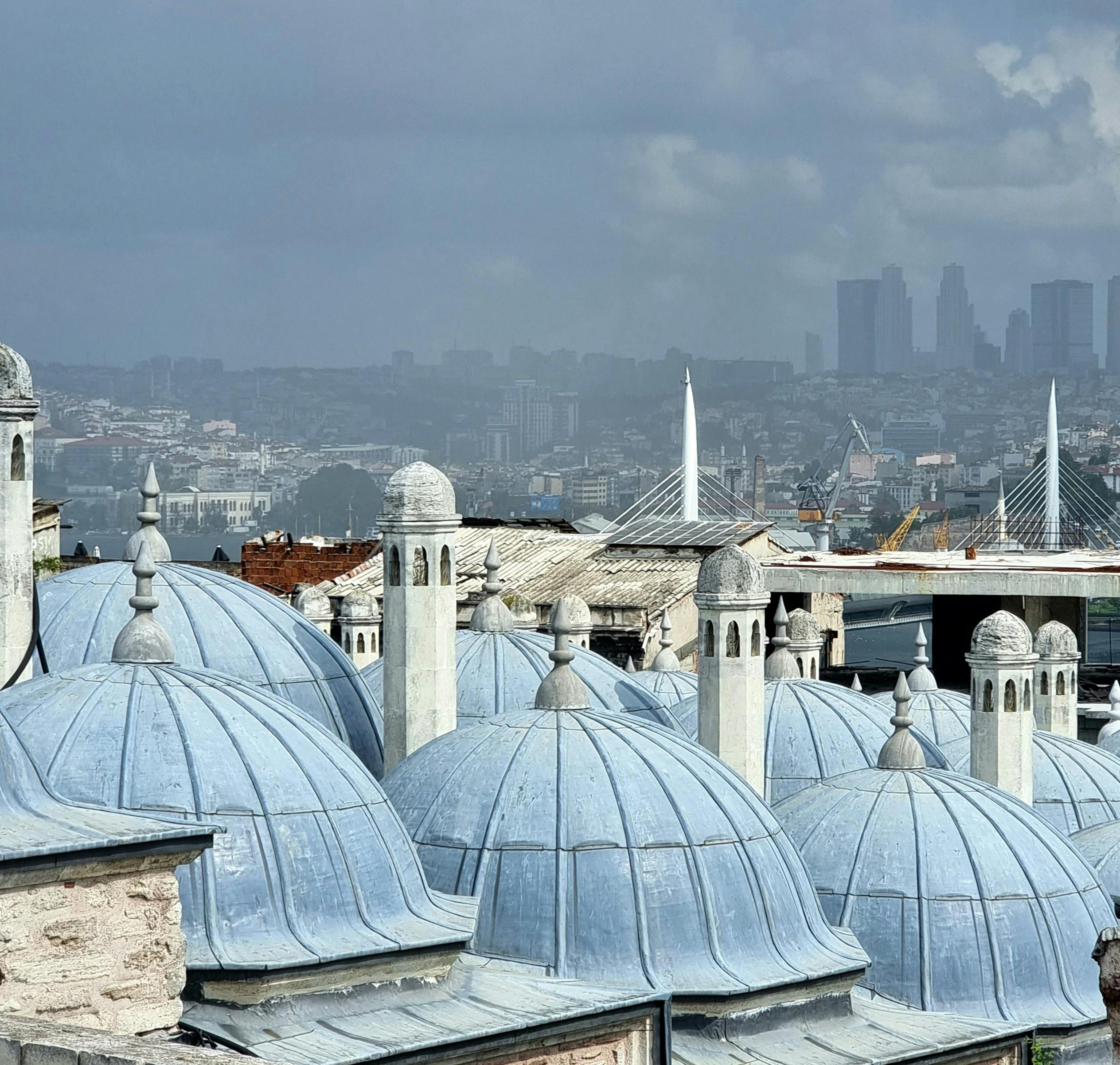 Blue Dome Roofs · Free Stock Photo