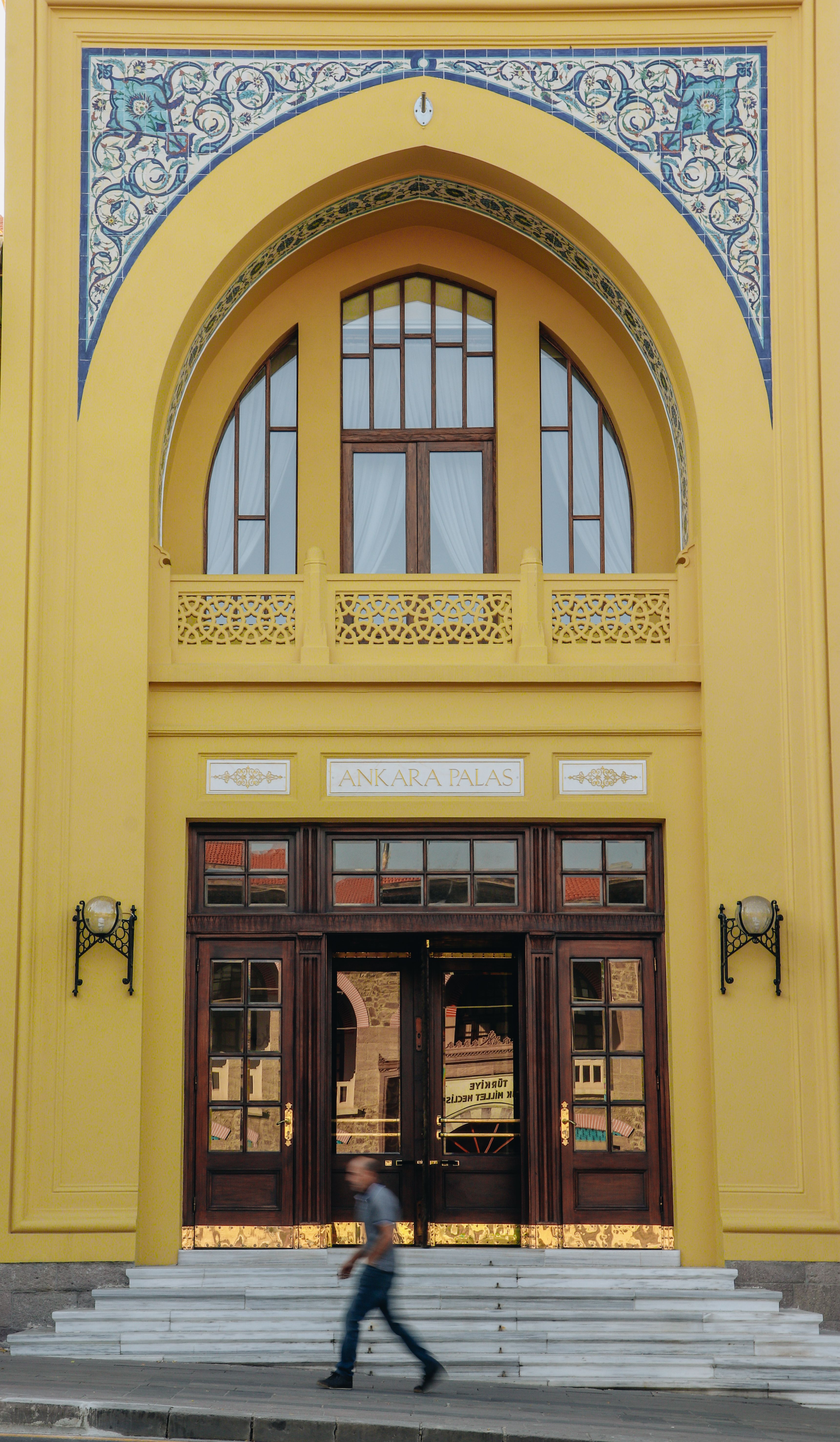 Yellow Facade of Ankara Palas Building in Ankara, Turkey · Free Stock Photo