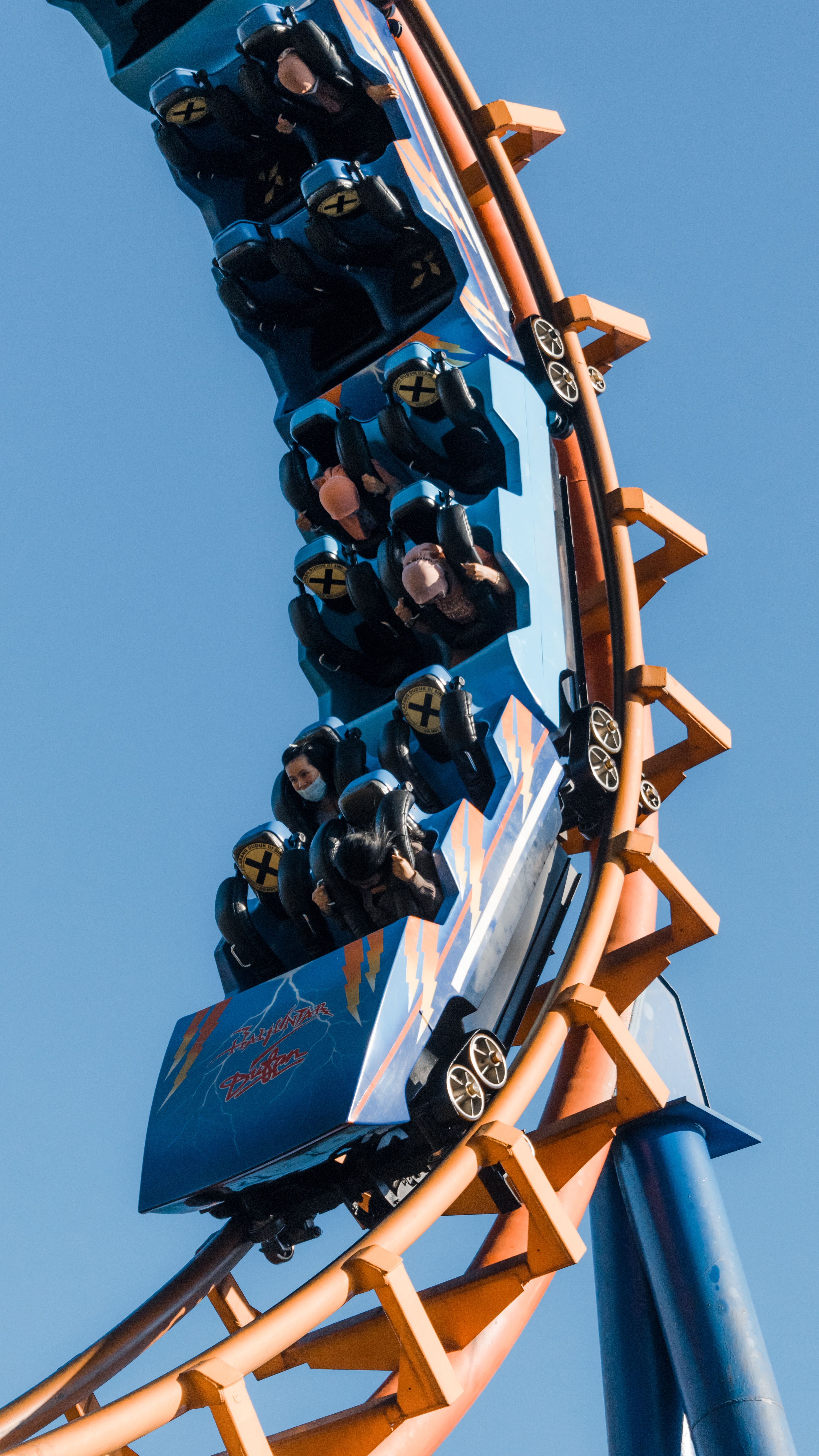 White and Yellow Roller Coaster · Free Stock Photo
